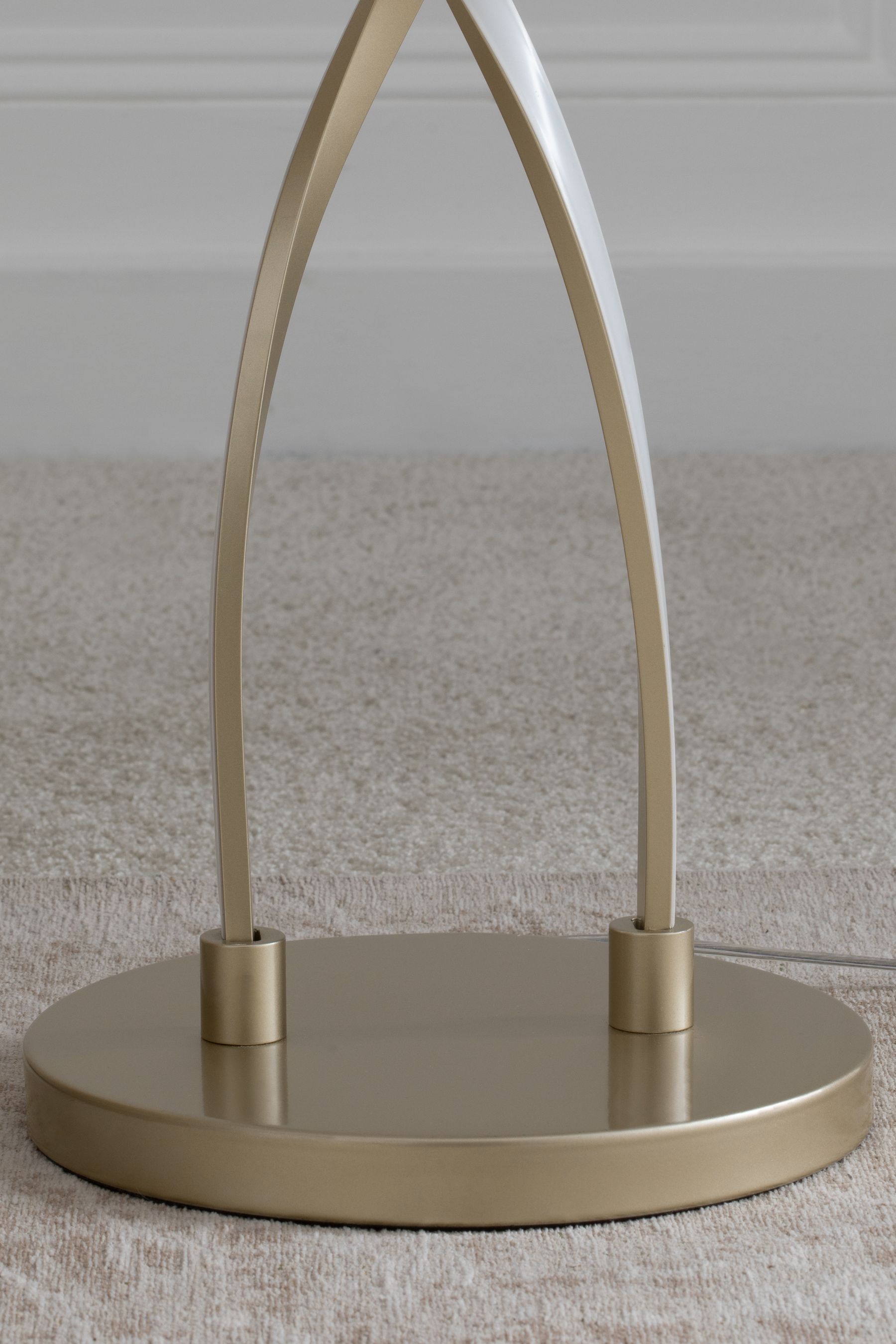 Buy Champagne Gold Callie LED Floor Lamp from the Next UK online shop