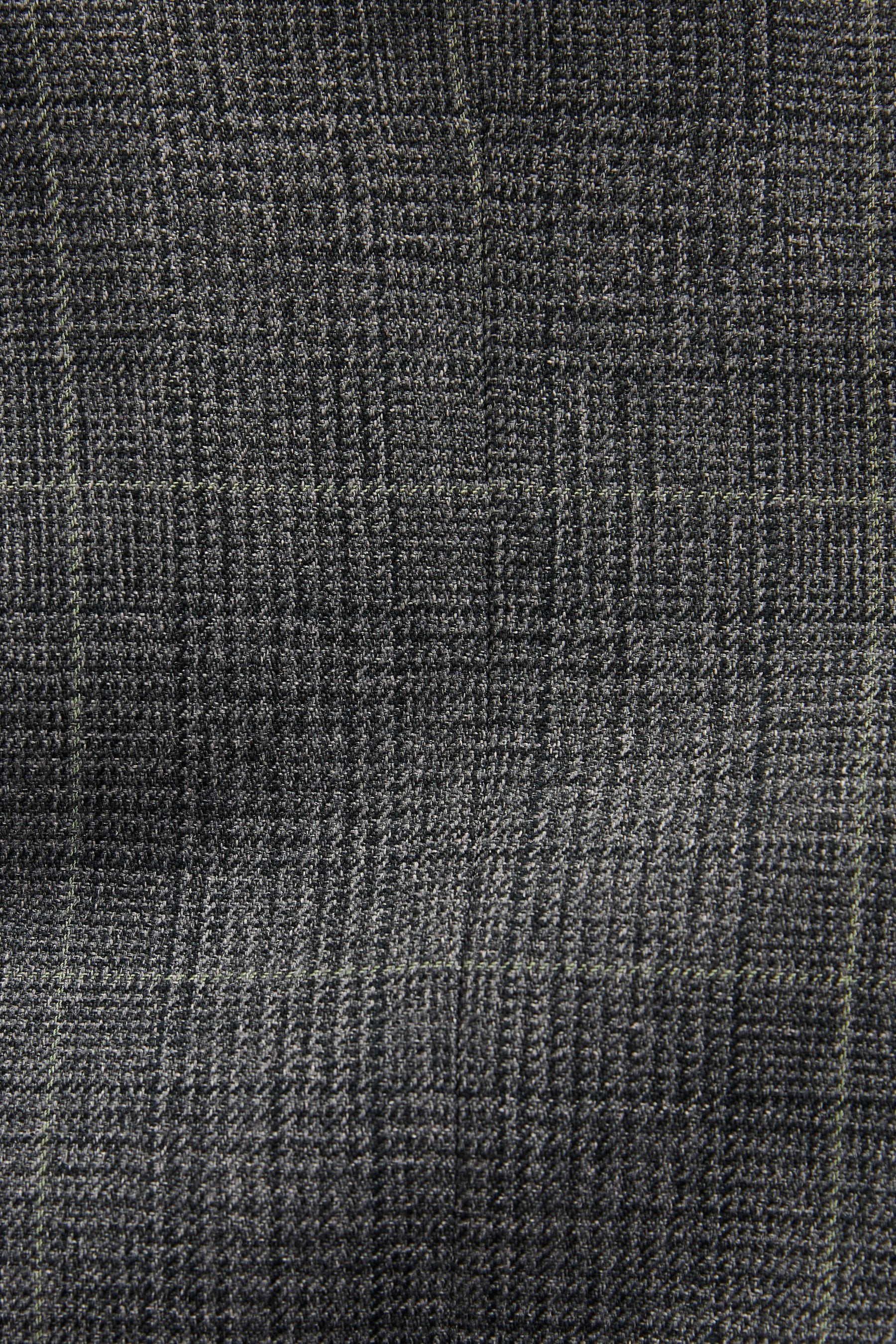 Buy Grey Slim Fit Prince of Wales Check Suit Jacket from the Next UK ...