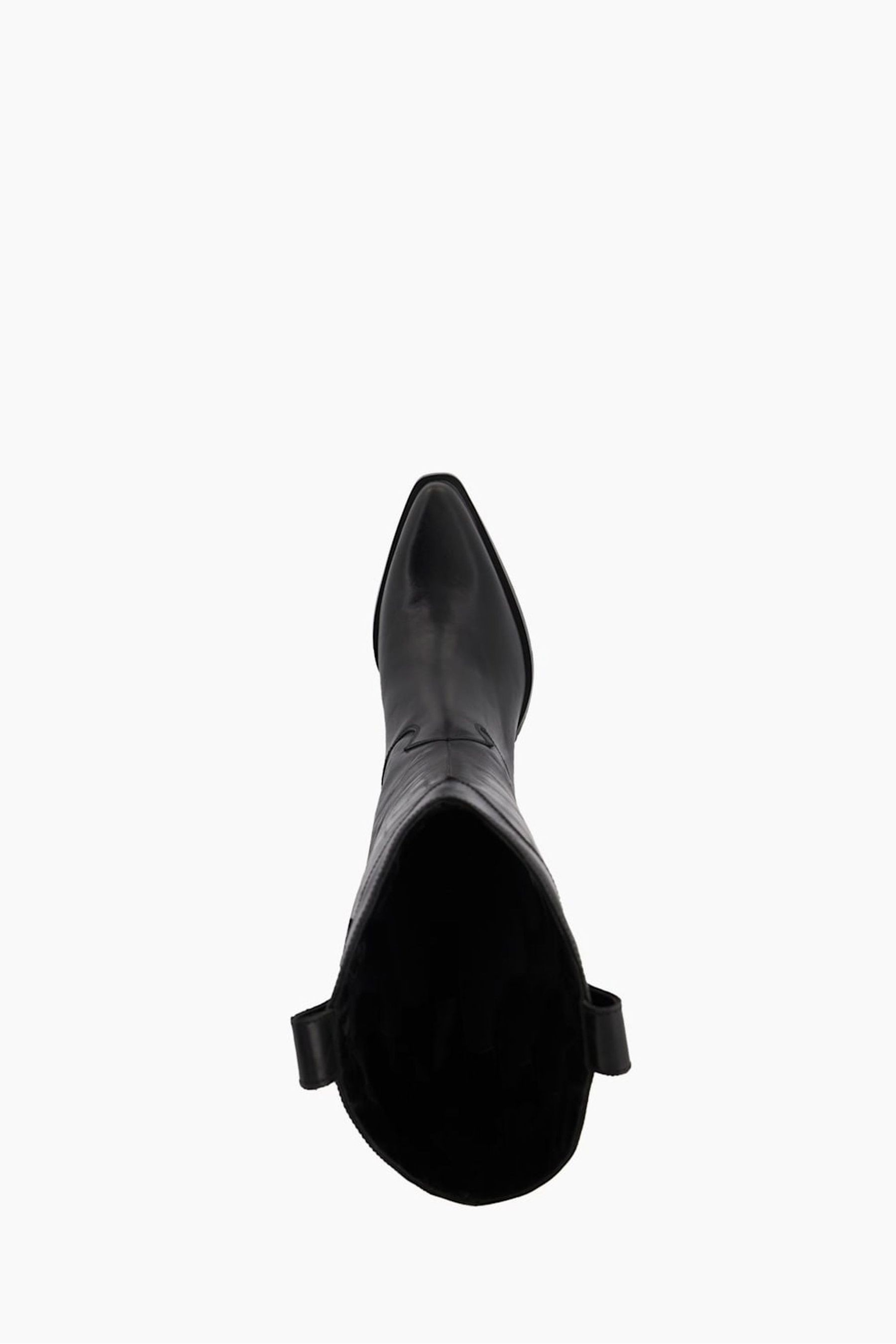 Buy Dune London Black Tennessee High Leg Western Boots from the Next UK ...