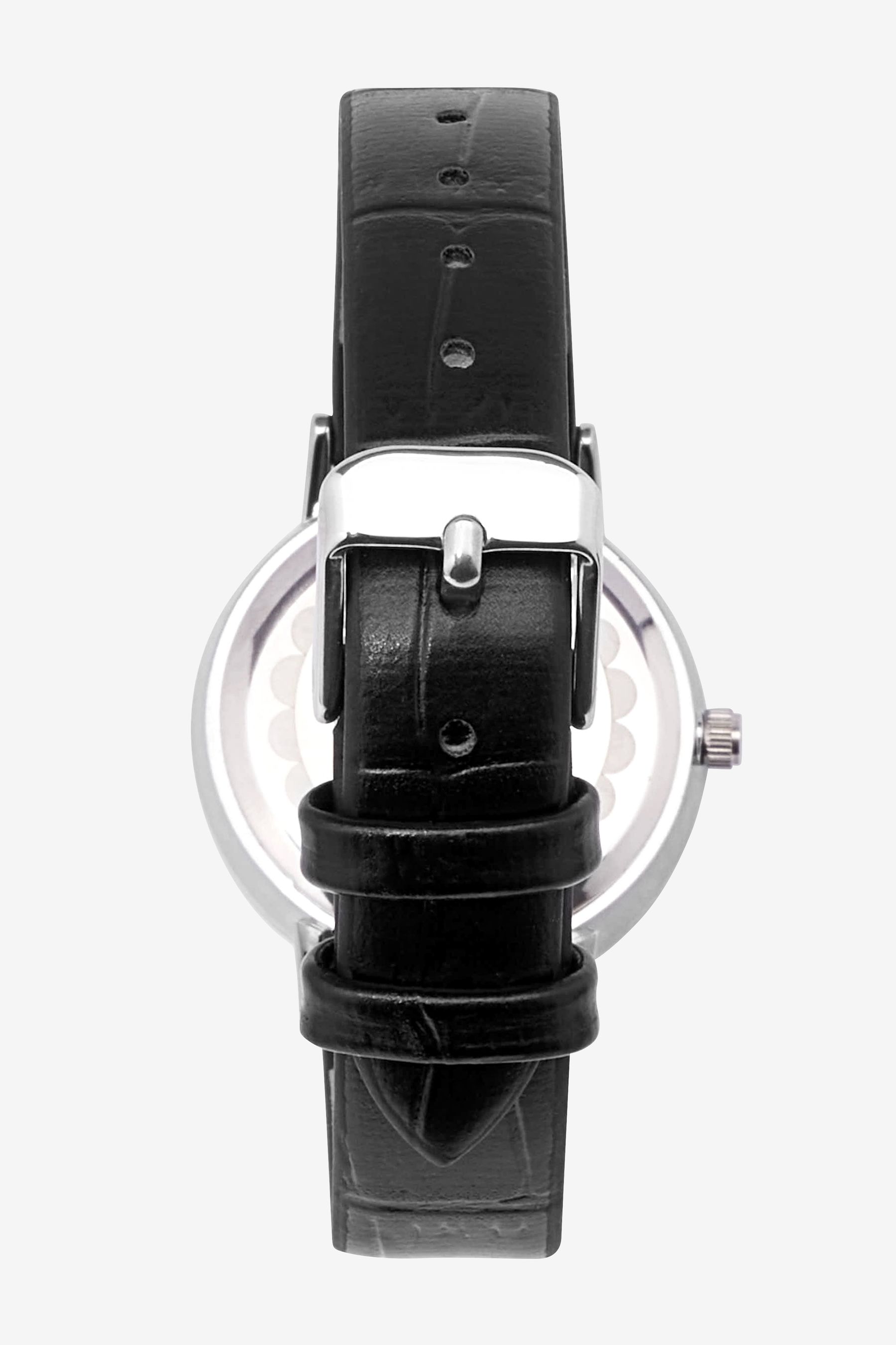 Buy Black Croc Effect Simple Strap Watch from the Next UK online shop