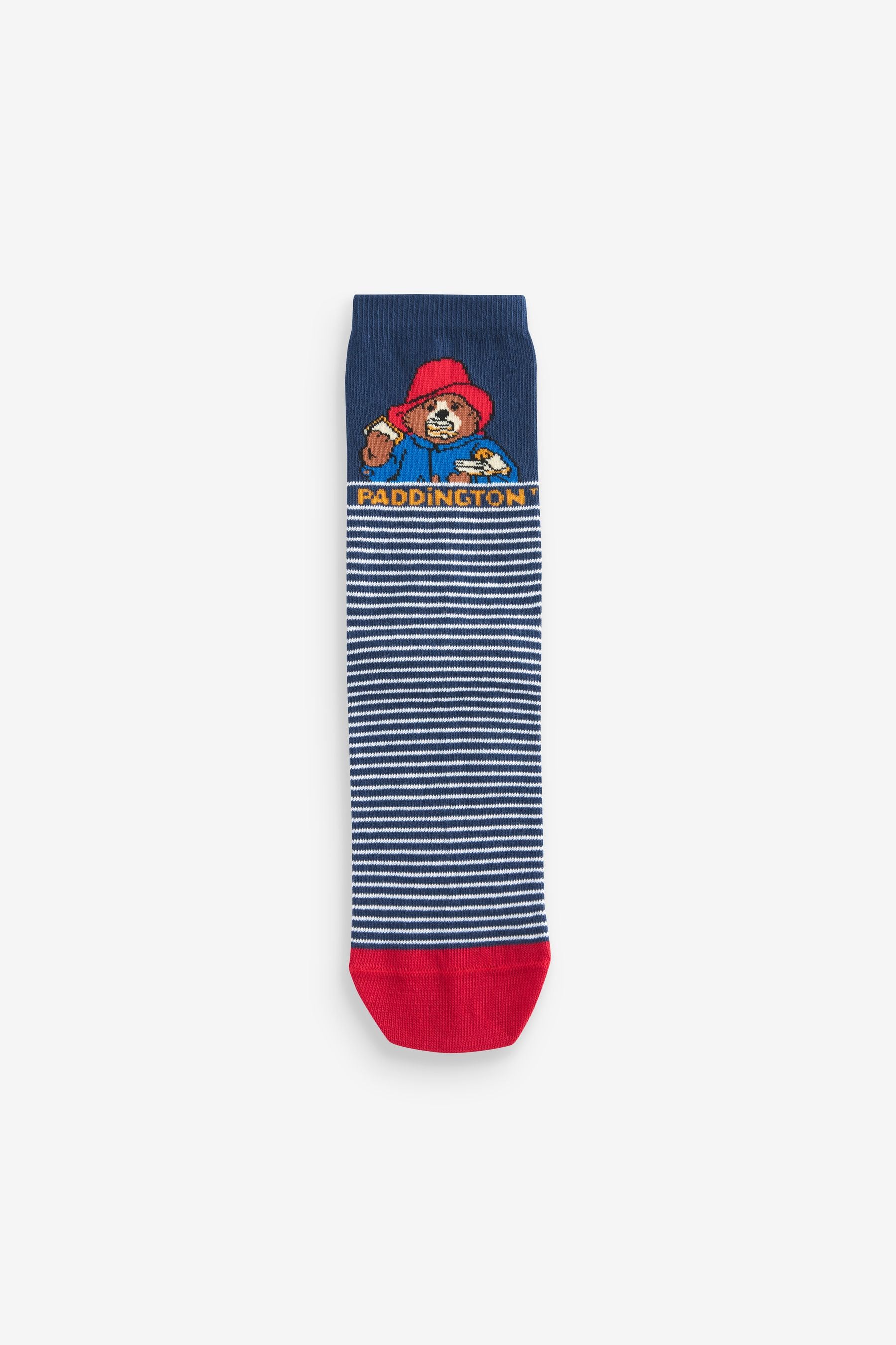 Buy Navy Blue/Red Paddington Bear Ankle Socks 4 Pack from the Next UK ...