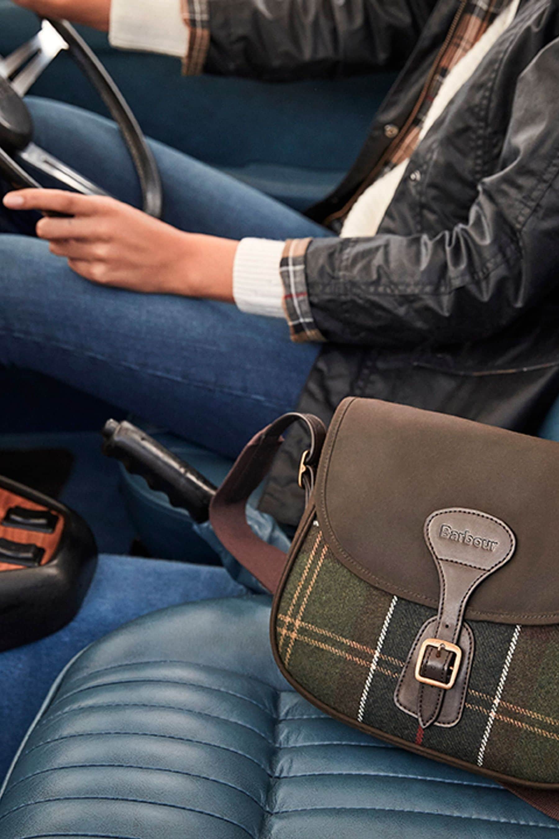 Buy Barbour® Green Classic Tartan Whitley Cross-body Bag from the Next ...