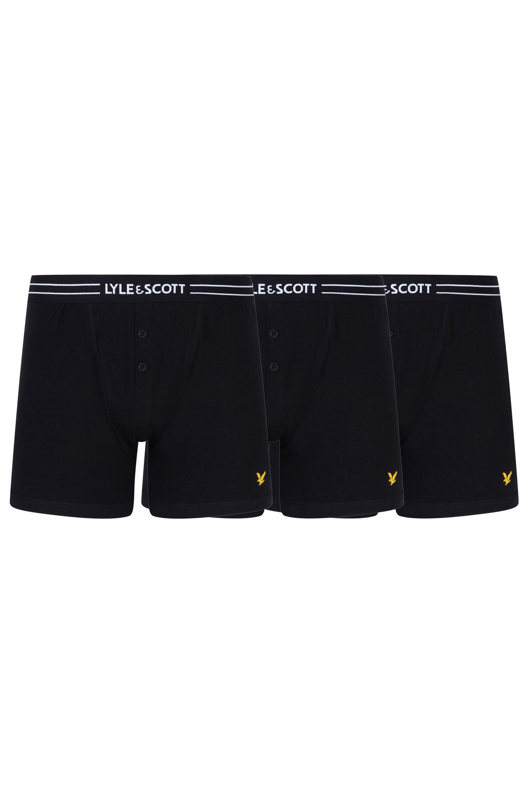 Buy Lyle & Scott Button Fly Trunks Three Pack from the Next UK online shop