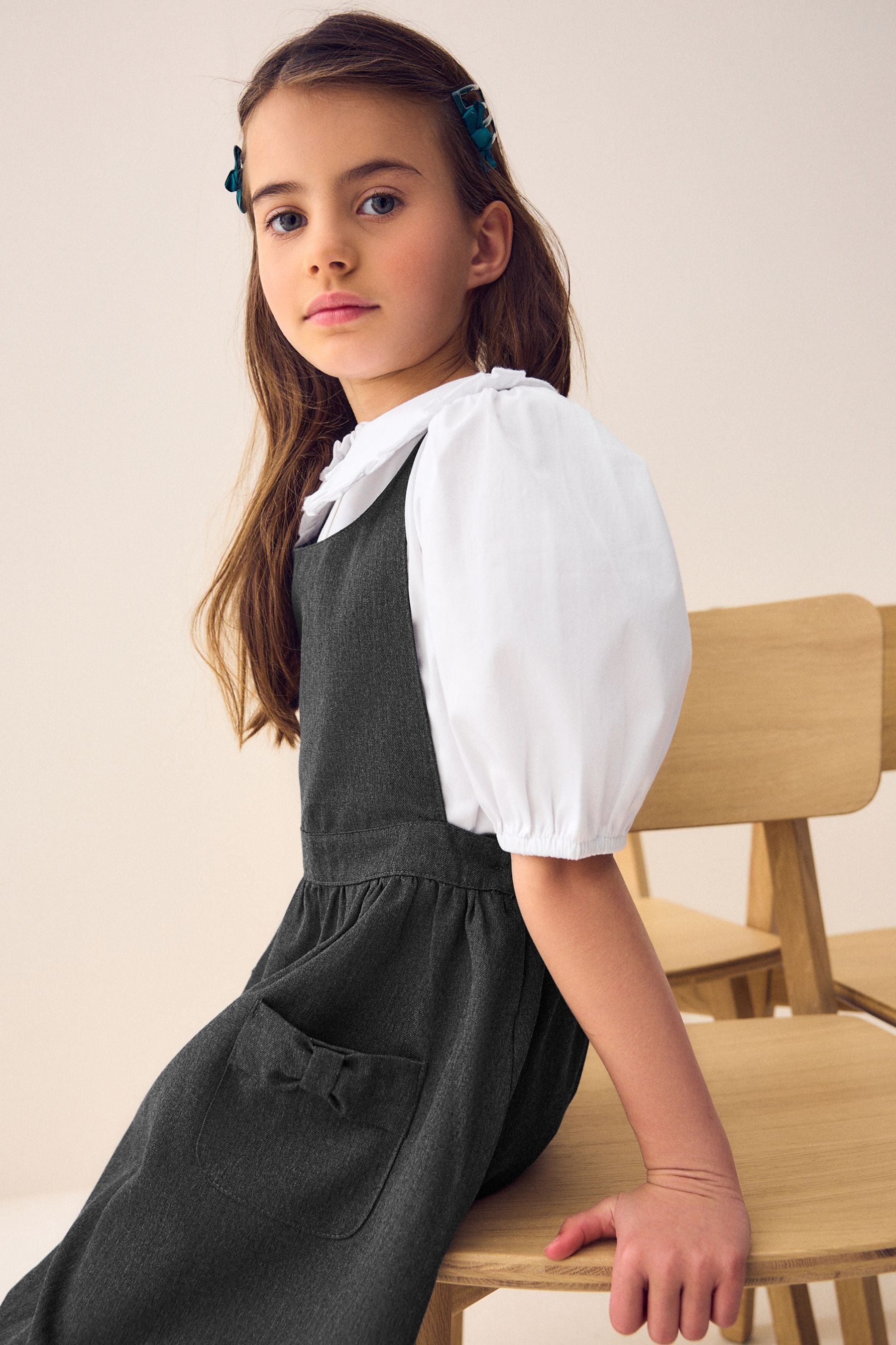 Buy Bow School Pinafore (3-14yrs) from Next Ireland