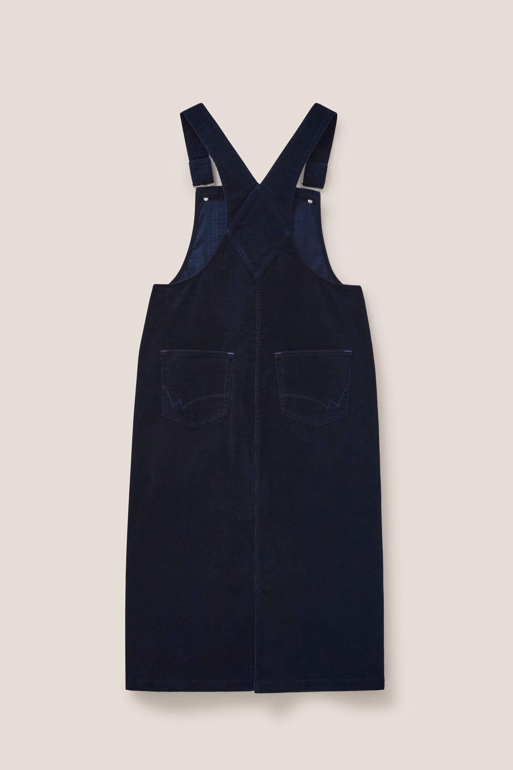 Buy White Stuff Blue Emmie Organic Corduroy Midi Pinny from the Next UK ...