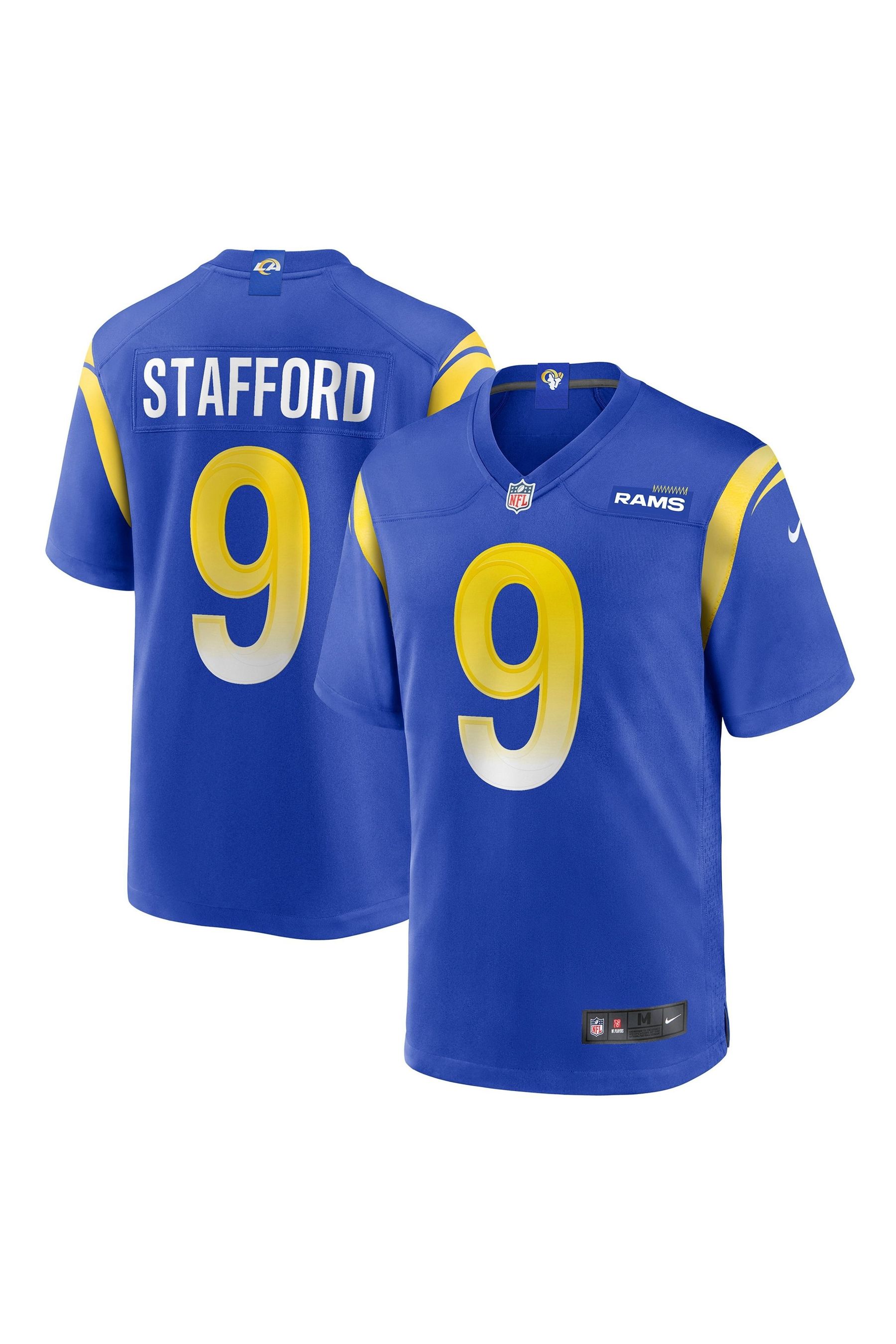 Buy Nike Blue NFL Los Angeles Rams Game Team Colour Home Jersey ...