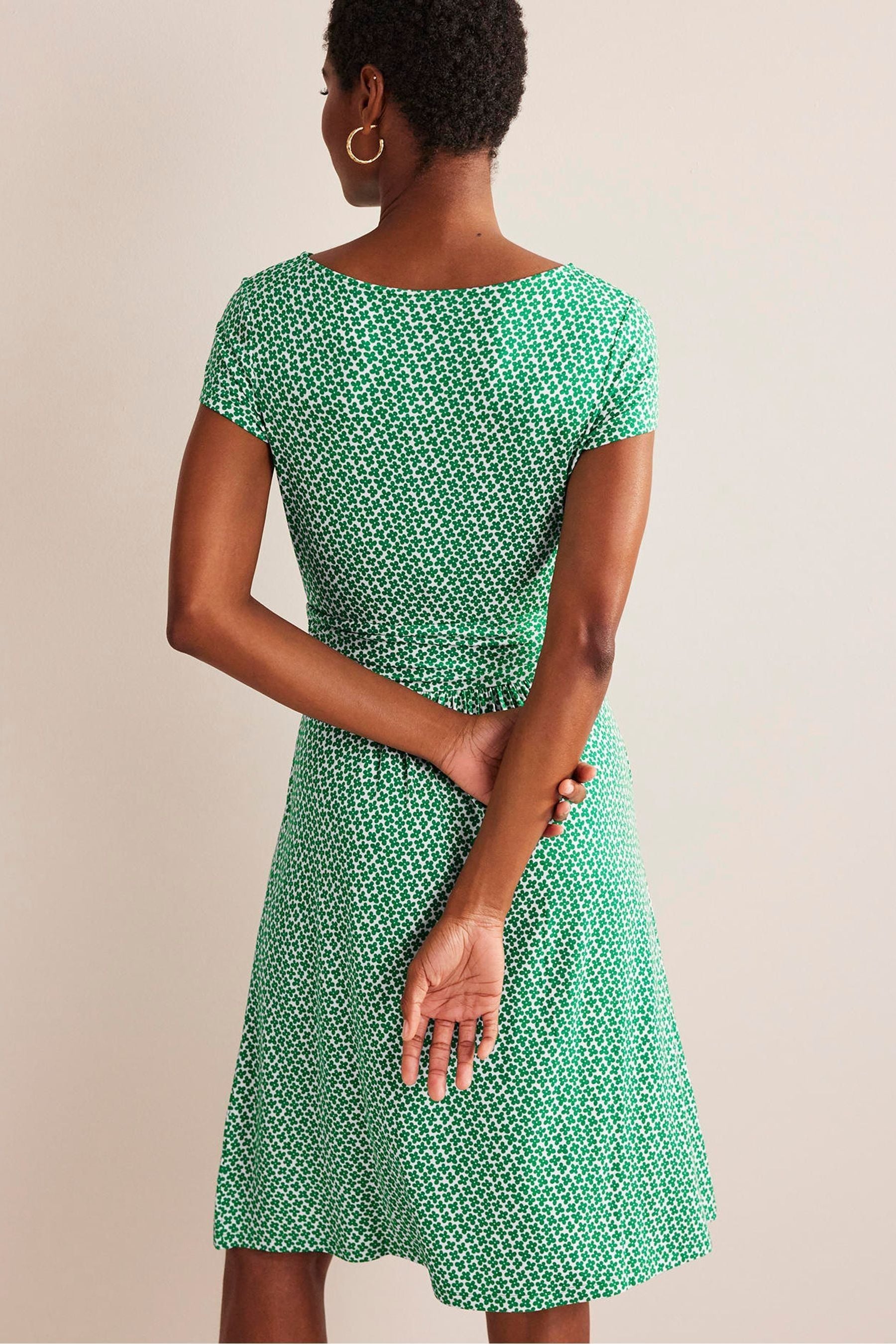 Buy Boden Green Amelie Jersey Dress from the Next UK online shop