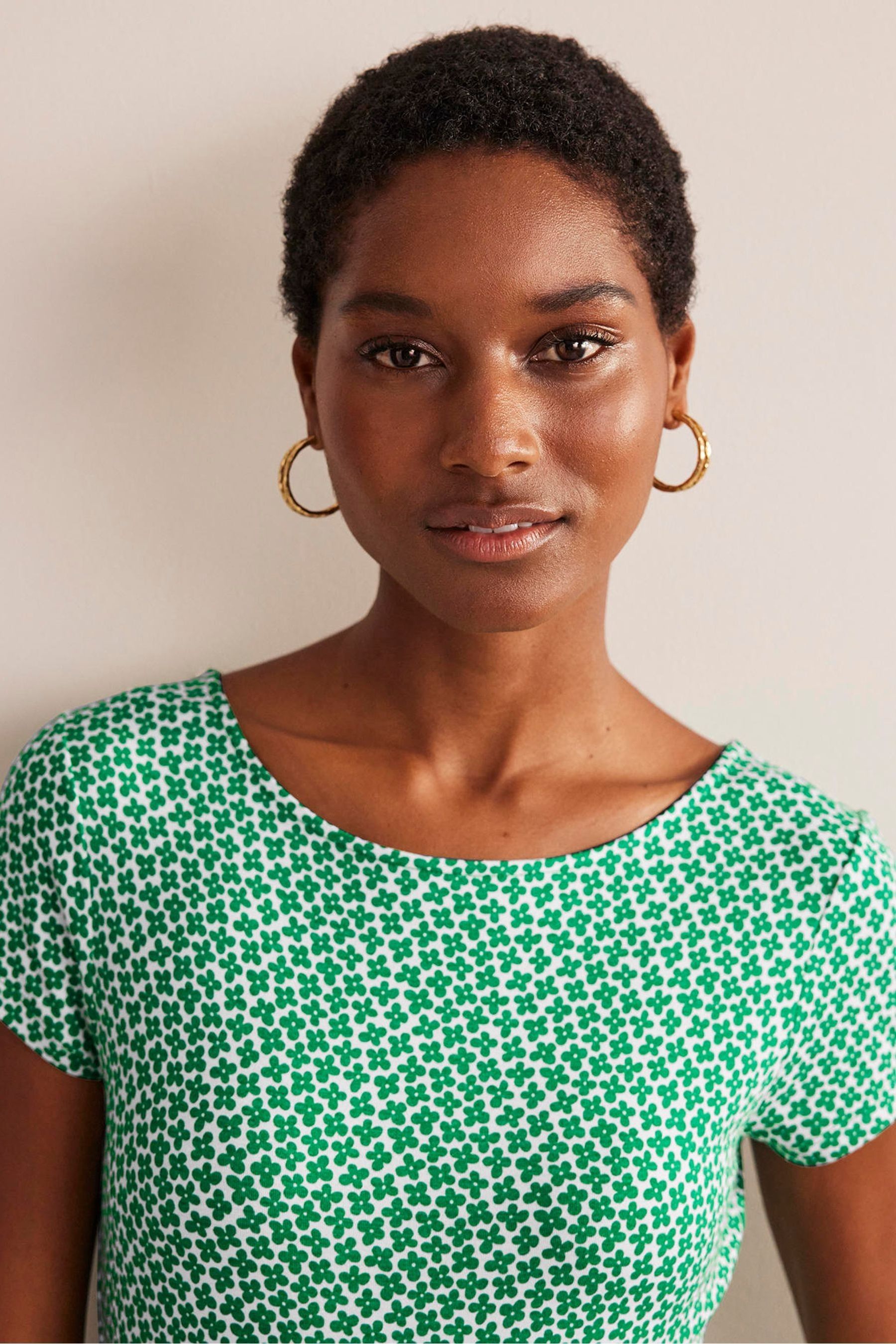 Buy Boden Green Amelie Jersey Dress from the Next UK online shop