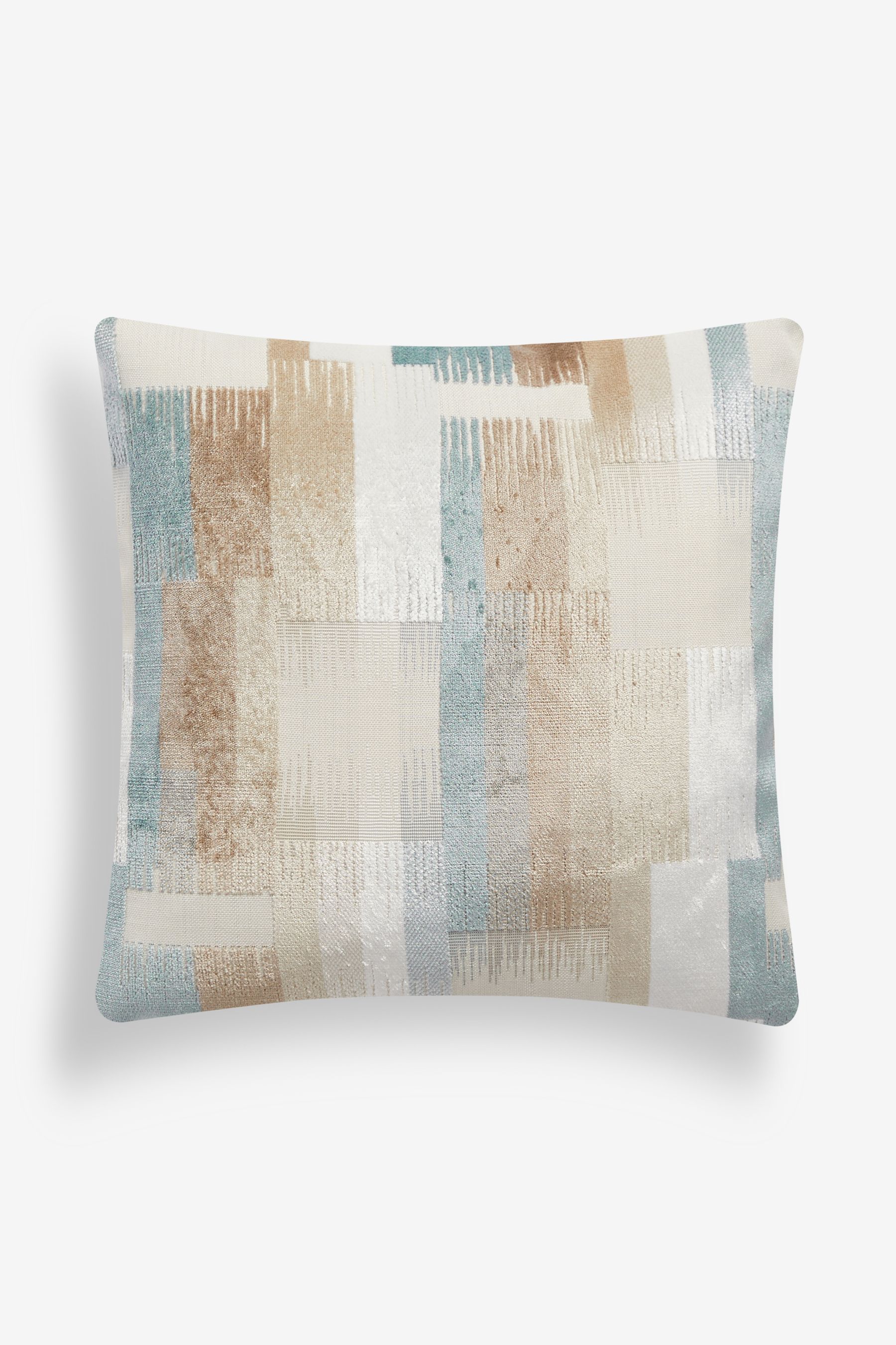 Buy Natural Cut Velvet Retro Etch 43 x 43cm Cushion from the Next UK ...