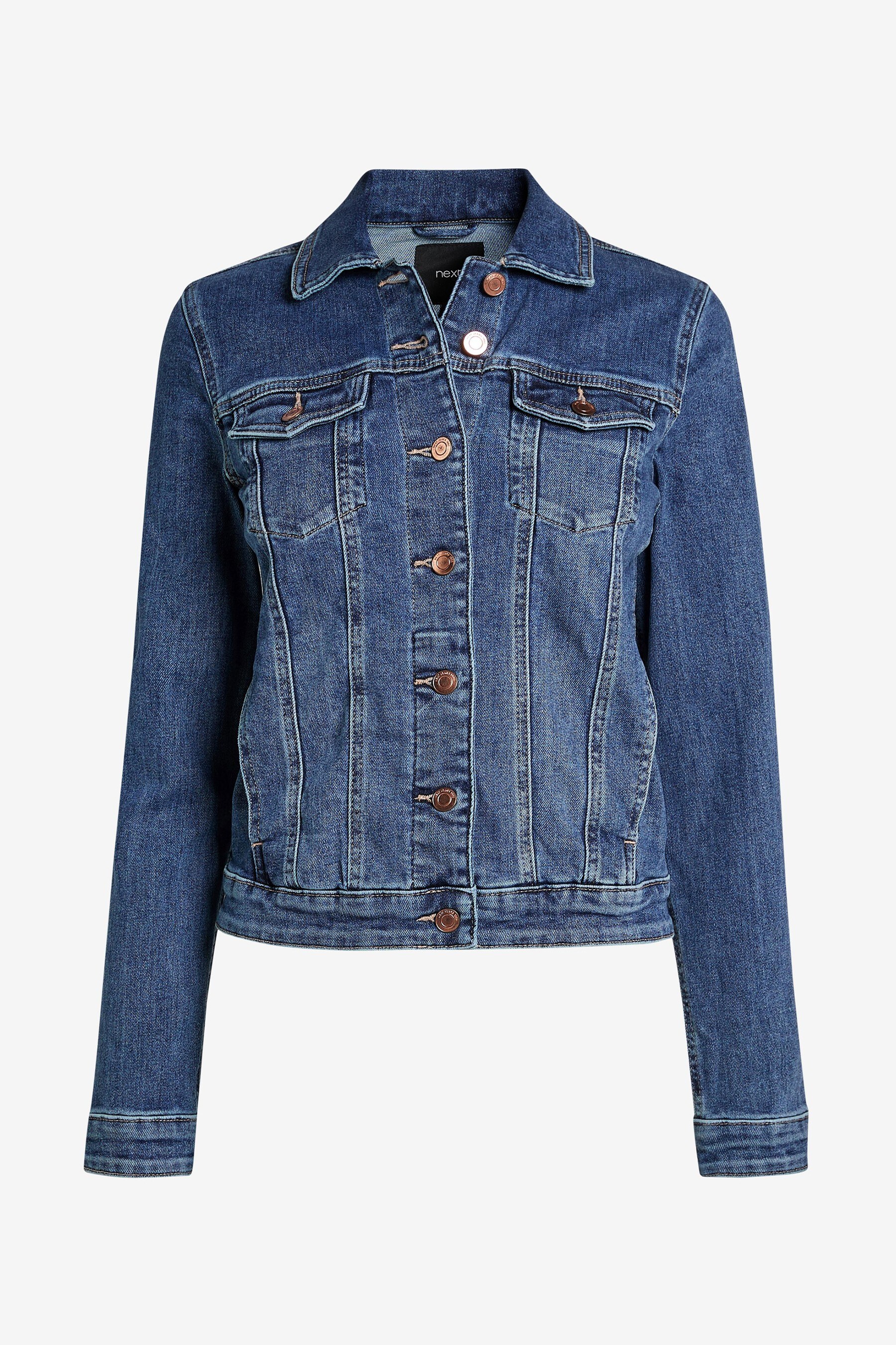 Buy Mid Blue Denim Jacket from Next Ireland