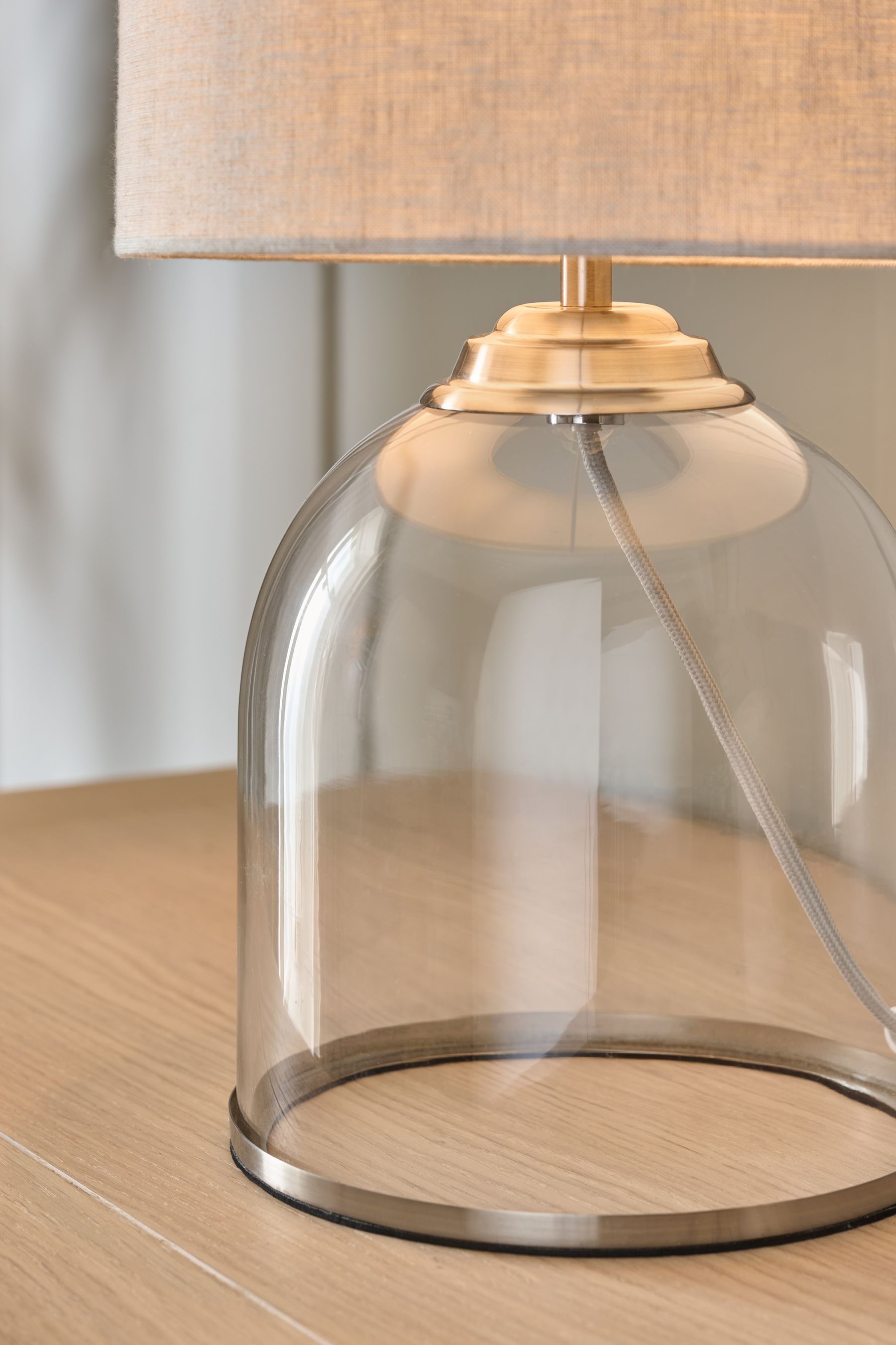 Buy Brushed Chrome Gloucester Lamp Medium from the Next UK online shop