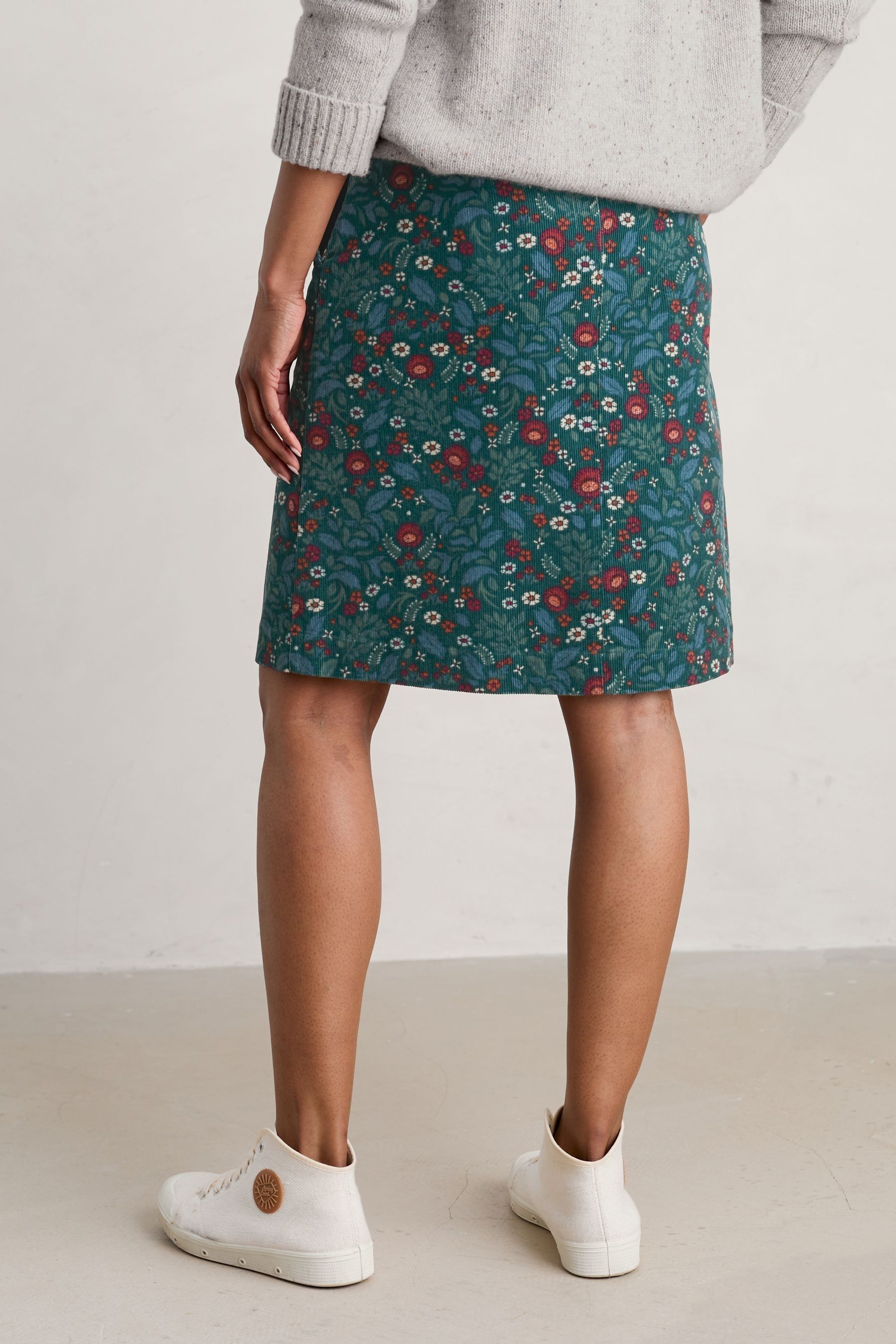 Buy Seasalt Cornwall Blue Ferry Crossing Needlecord Skirt from Next Ireland