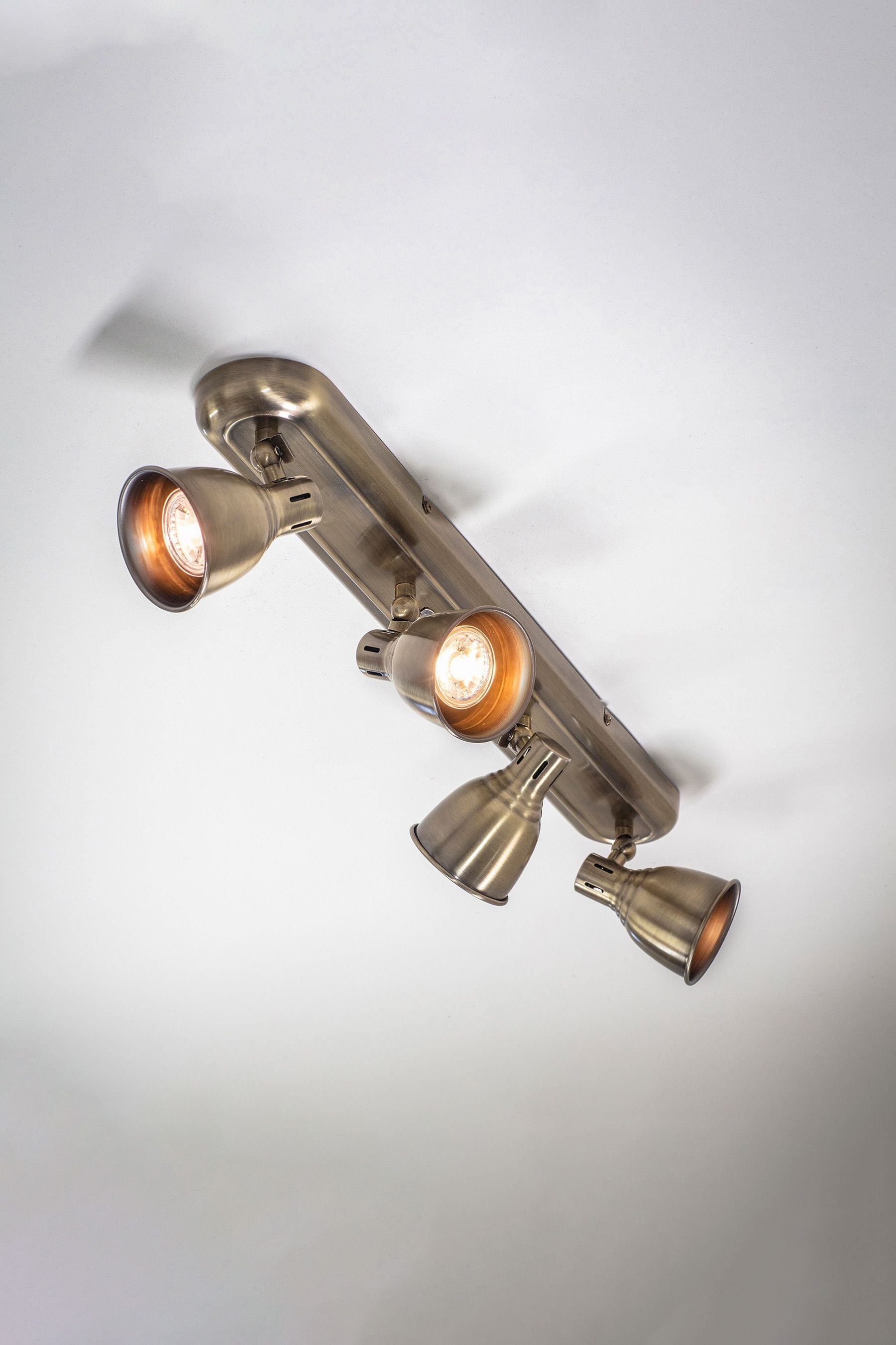 Buy Gallery Home Antique Brass Orilla 4 Bulb Ceiling Light from the ...