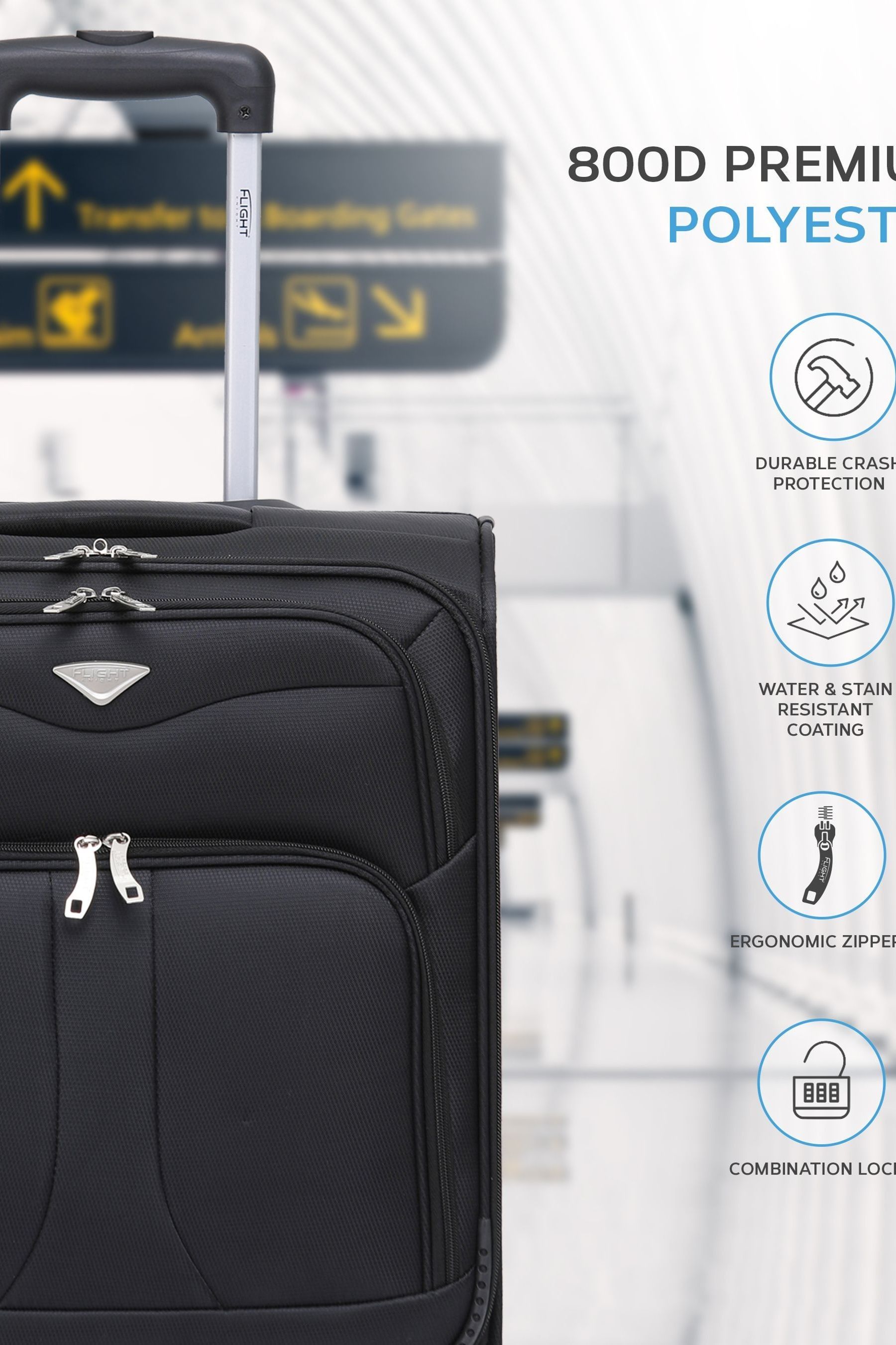 Buy Flight Knight 55x40x20cm Ryanair Priority Soft Case Cabin Carry On ...
