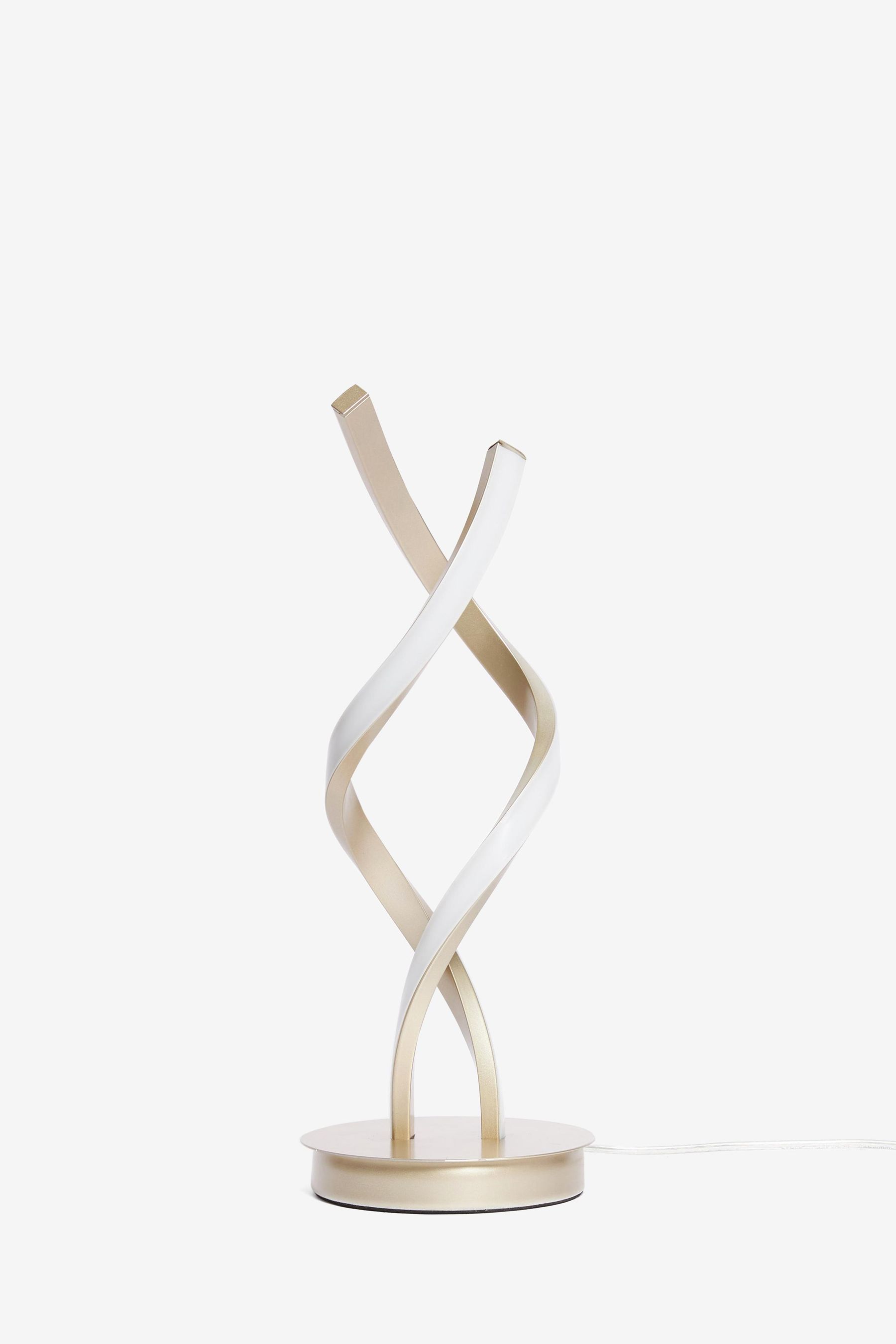 Buy Champagne Gold Callie LED Table Lamp from the Next UK online shop