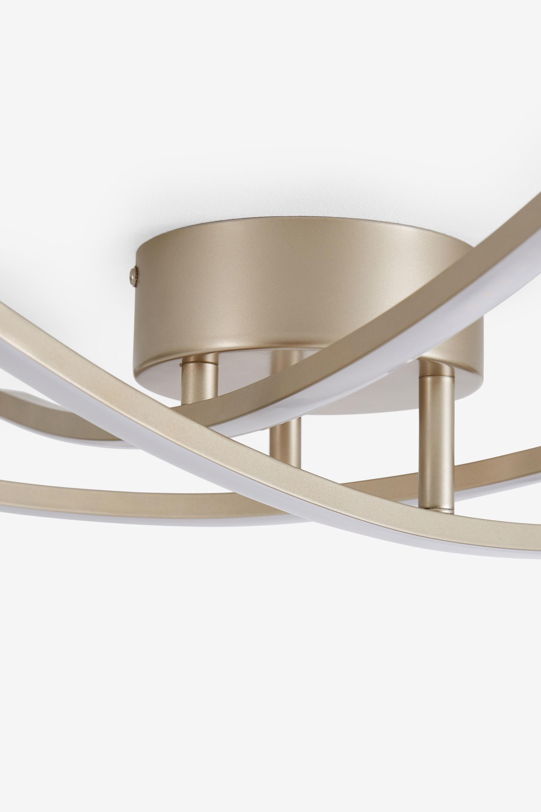 Buy Champagne Gold Amari LED Flush Ceiling Light from the Next UK ...