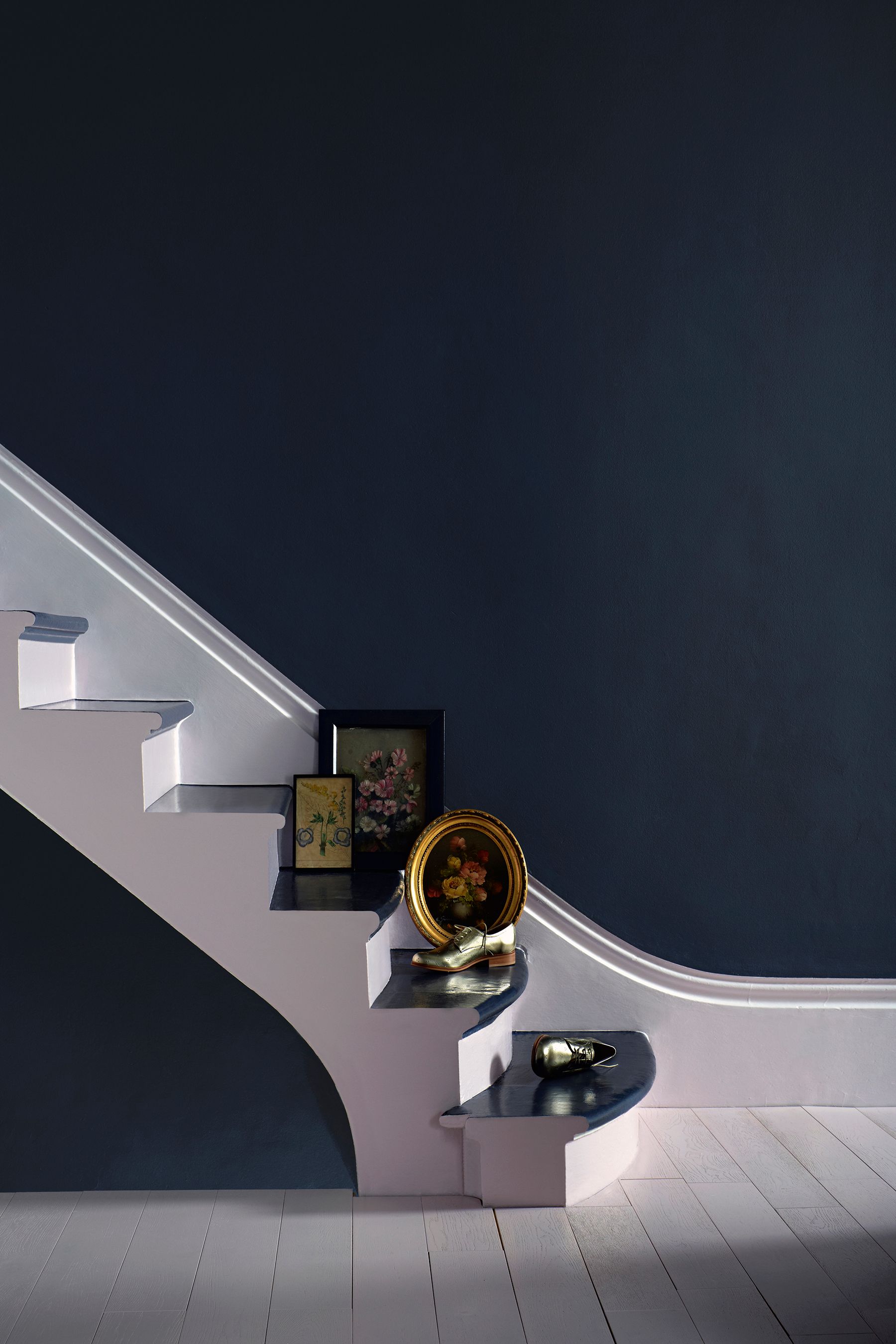 Buy Sanderson Indigo Blue Waterbased Eggshell 1Lt Paint from the Next ...