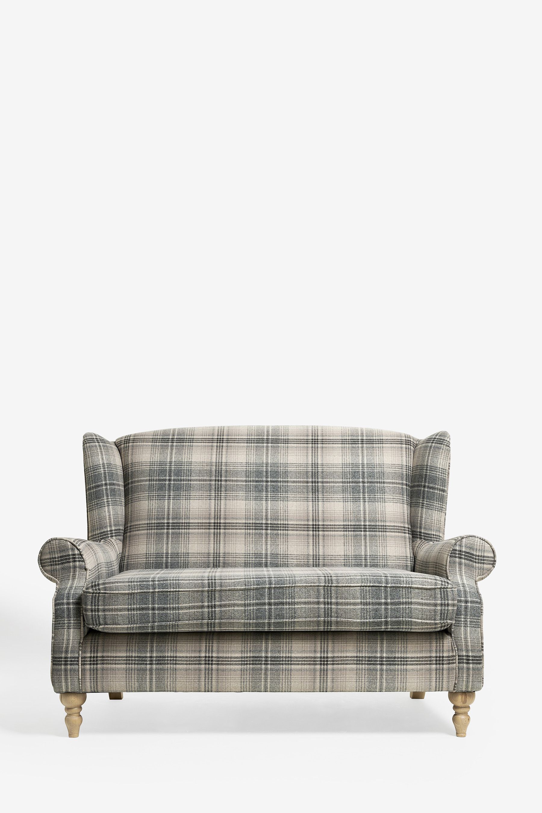 Buy Versatile Check Nevis Grey Sherlock Small Sofa from the Next UK ...