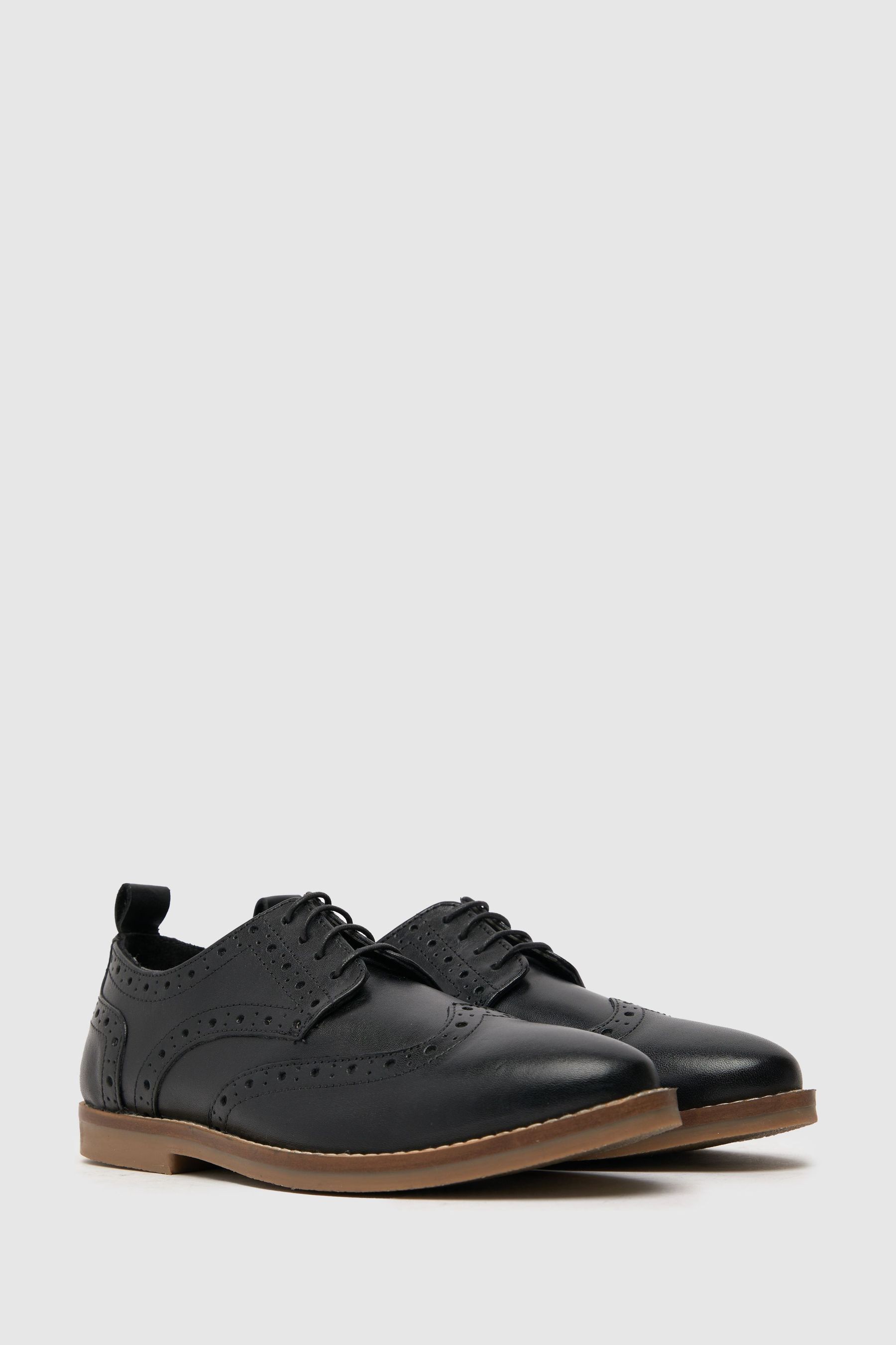 Buy Schuh Law Brogue Black Shoes from the Next UK online shop