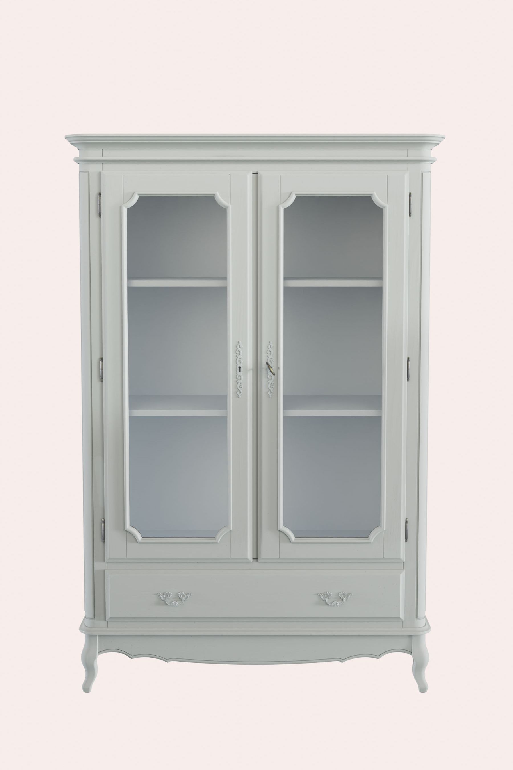 Buy Laura Ashley Dove Grey Provencale 2 Door 1 Drawer Display Unit from ...