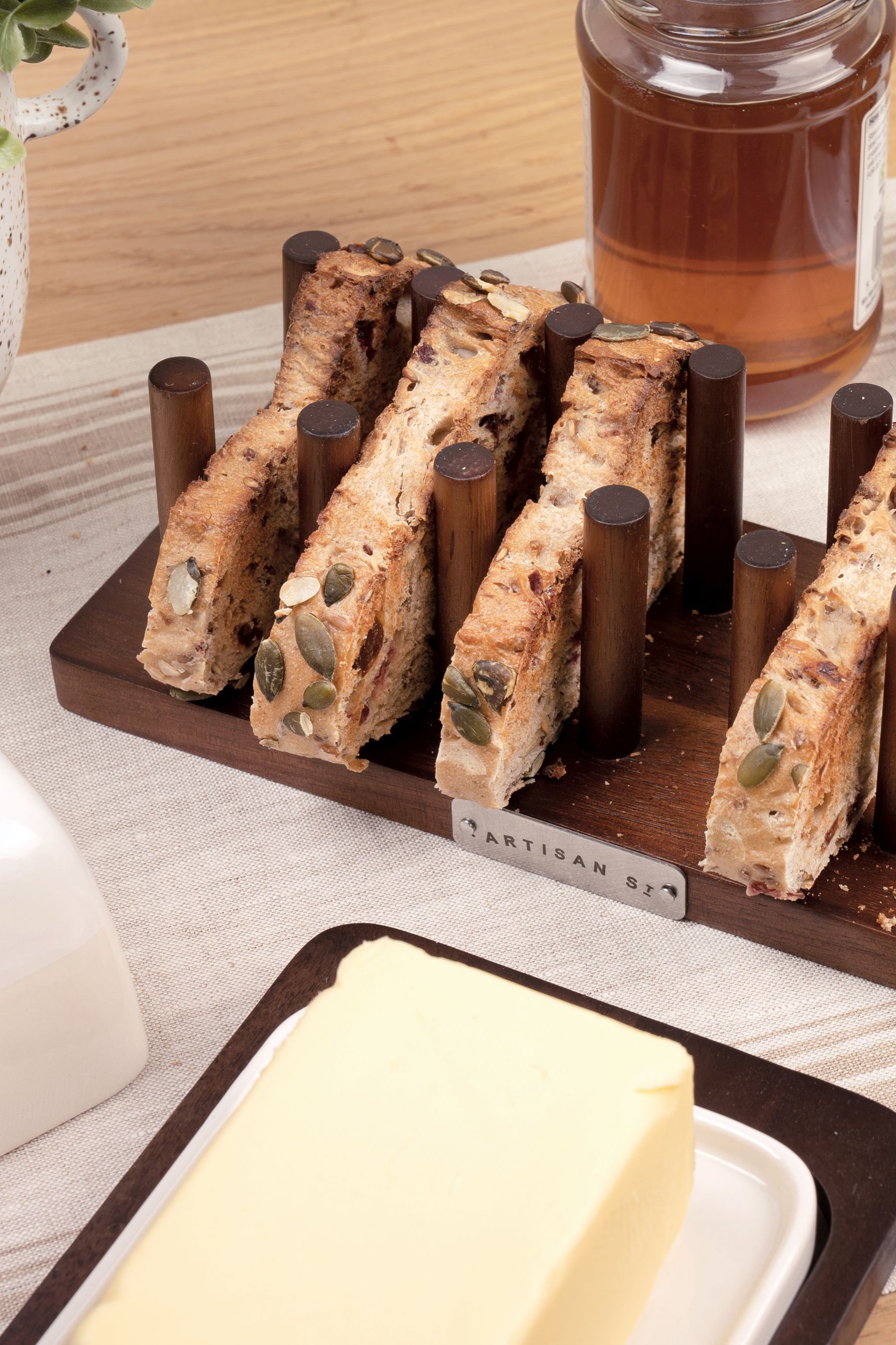 Buy Artisan Street Brown Acacia Toast Rack from the Next UK online shop