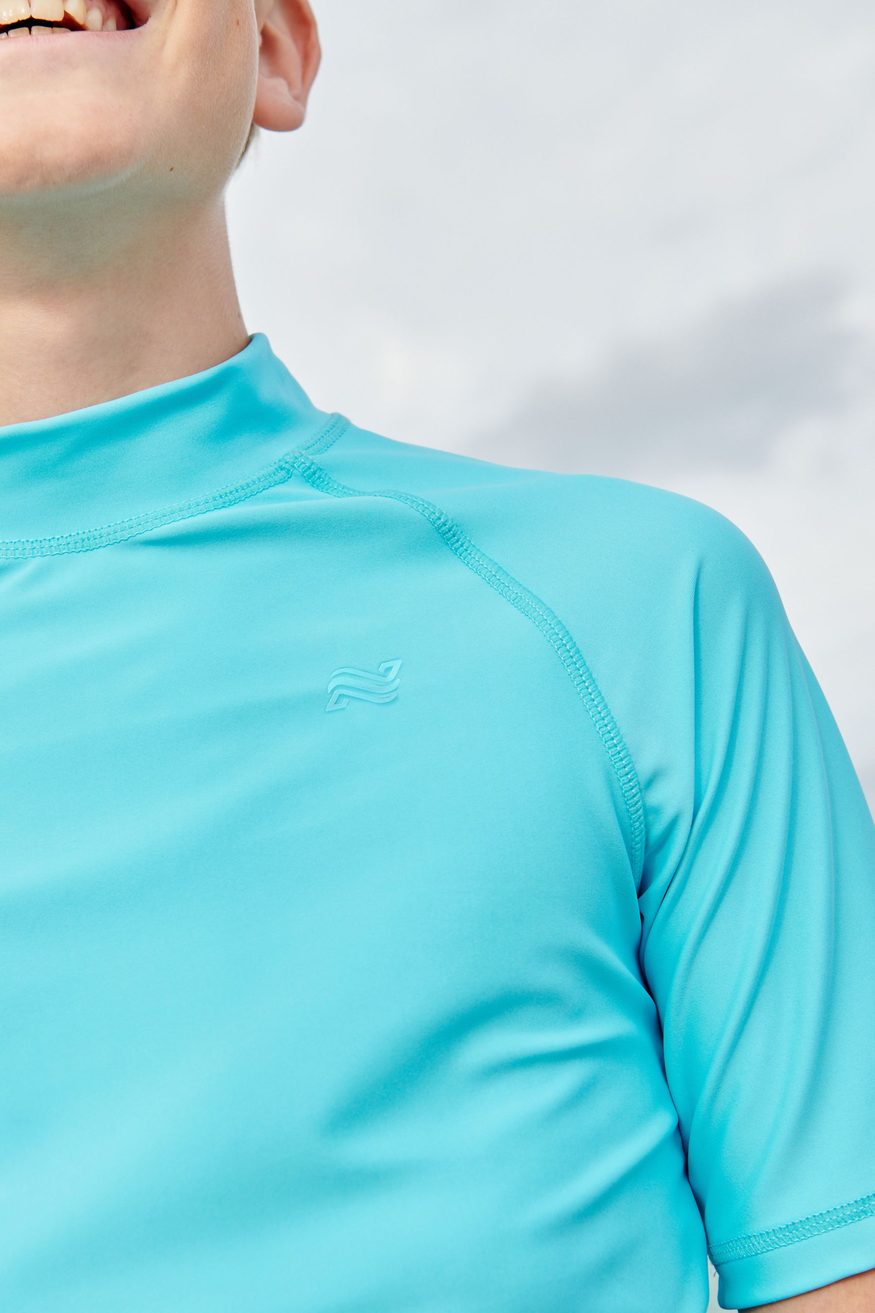 Buy Blue Short Sleeve Sunsafe Rash Vest (1.5-16yrs) from the Next UK ...