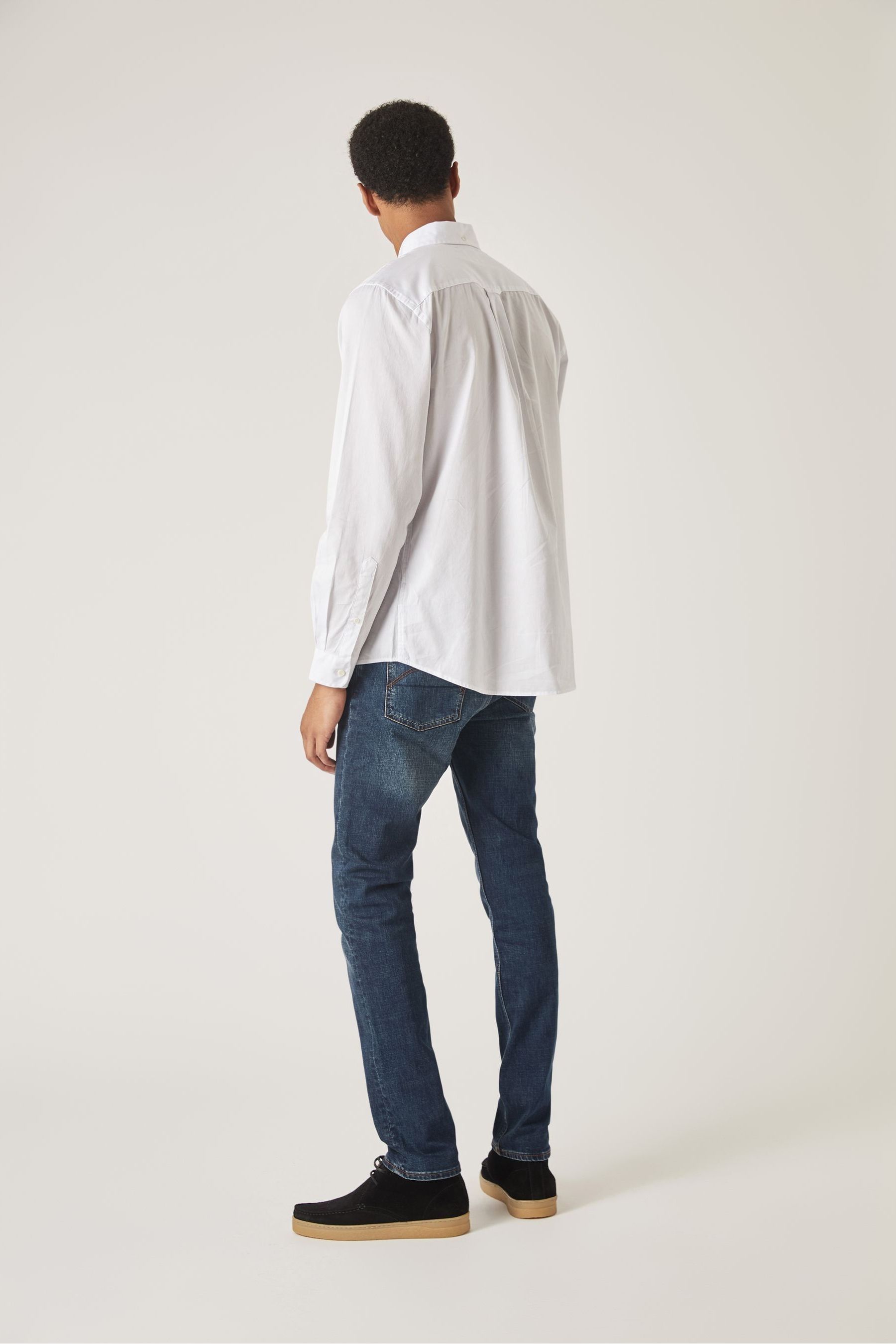 Buy Pretty Green Denim Dark Wash SIx-Month Wash Erwood Slim Fit Jeans ...