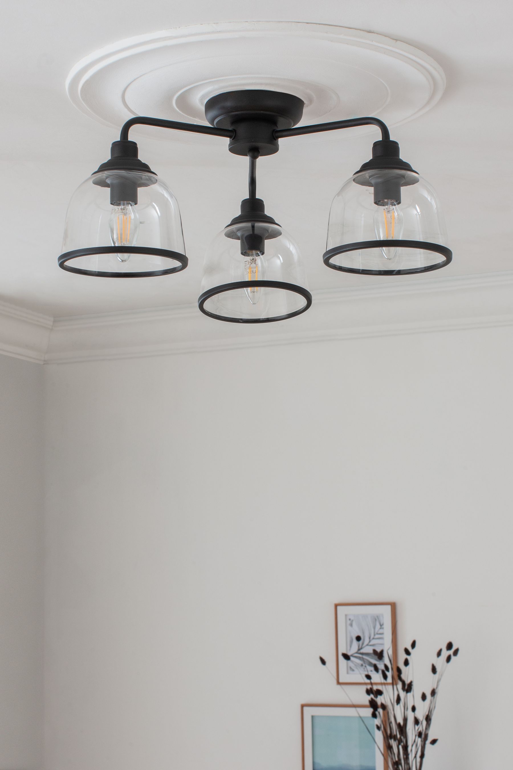 Buy Gloucester 3 Light Flush Ceiling Light from Next Ireland