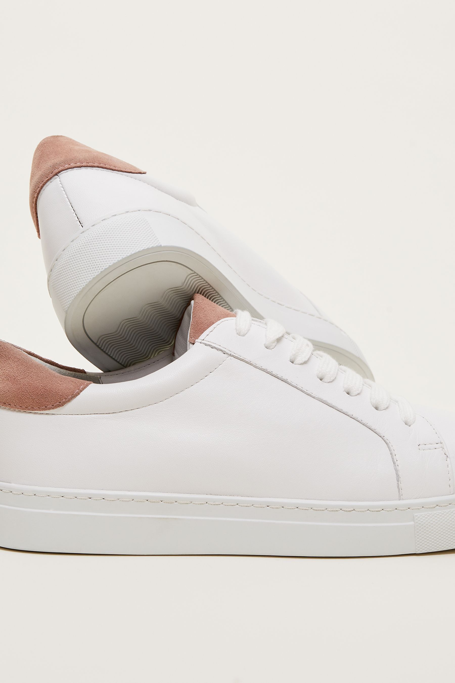Buy Phase Eight White Tab Trainers from the Next UK online shop