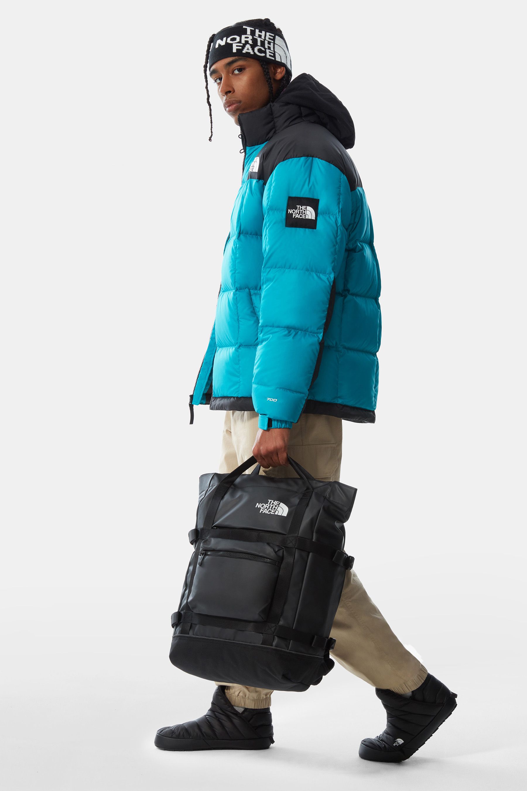 Buy The North Face Black Thermoball Traction Slippers from the Next UK ...