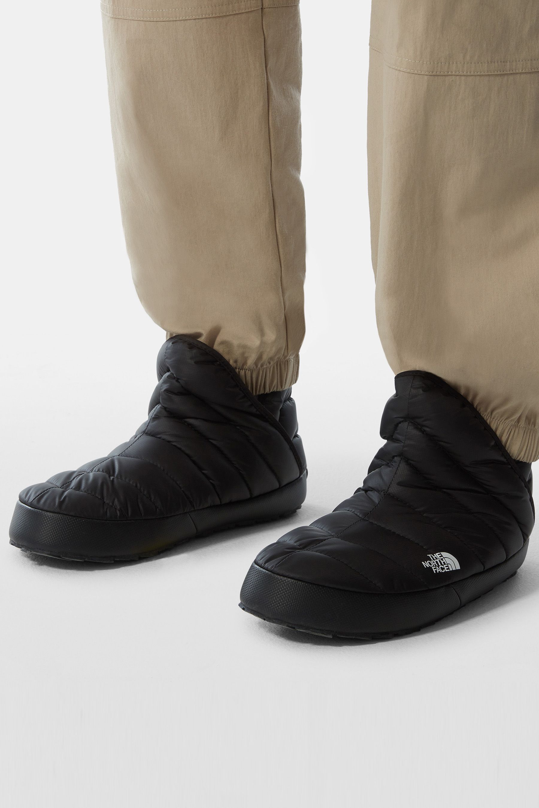 Buy The North Face Black Thermoball Traction Slippers from the Next UK ...