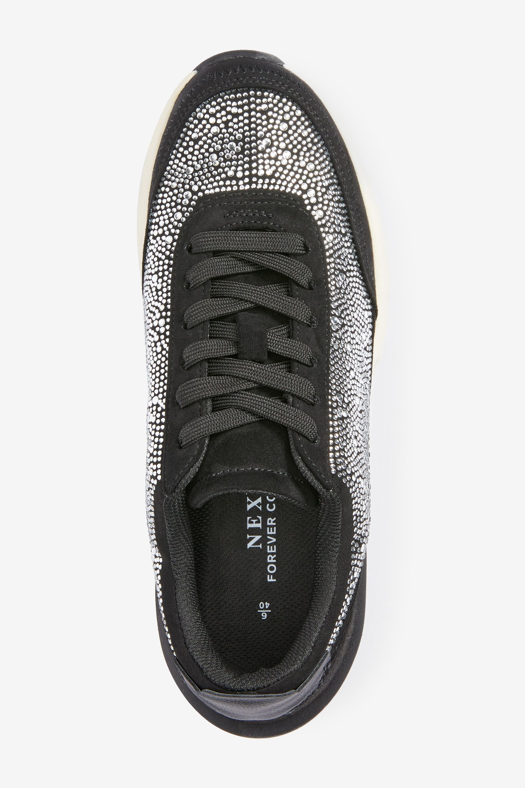 Buy Forever Comfort Bling Lace Up Trainers from Next Ireland