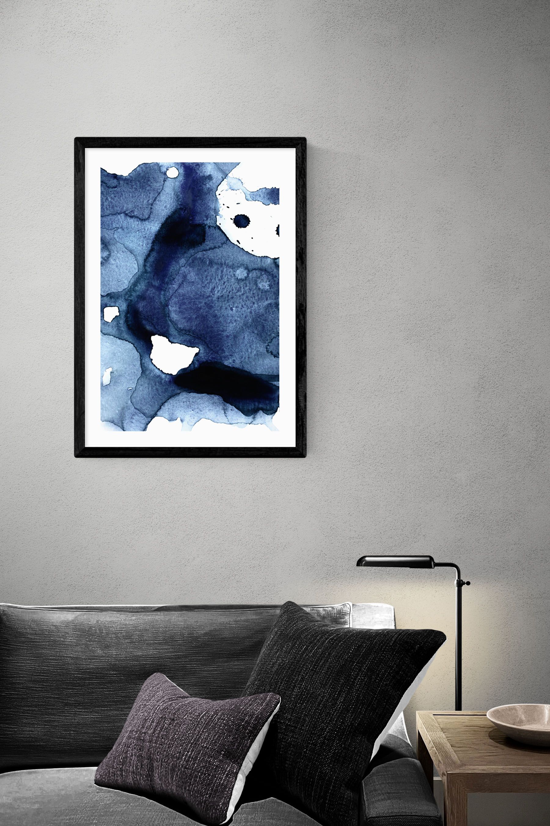 Buy East End Prints Blue Ink Print by Sisi and Seb from the Next UK ...