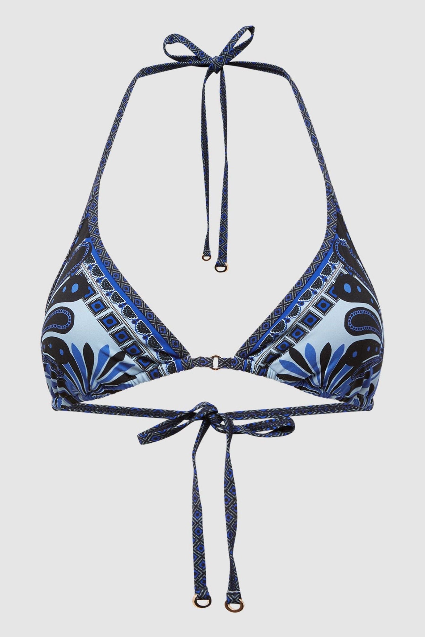 Buy Reiss Tina Printed Bikini Top from the Next UK online shop
