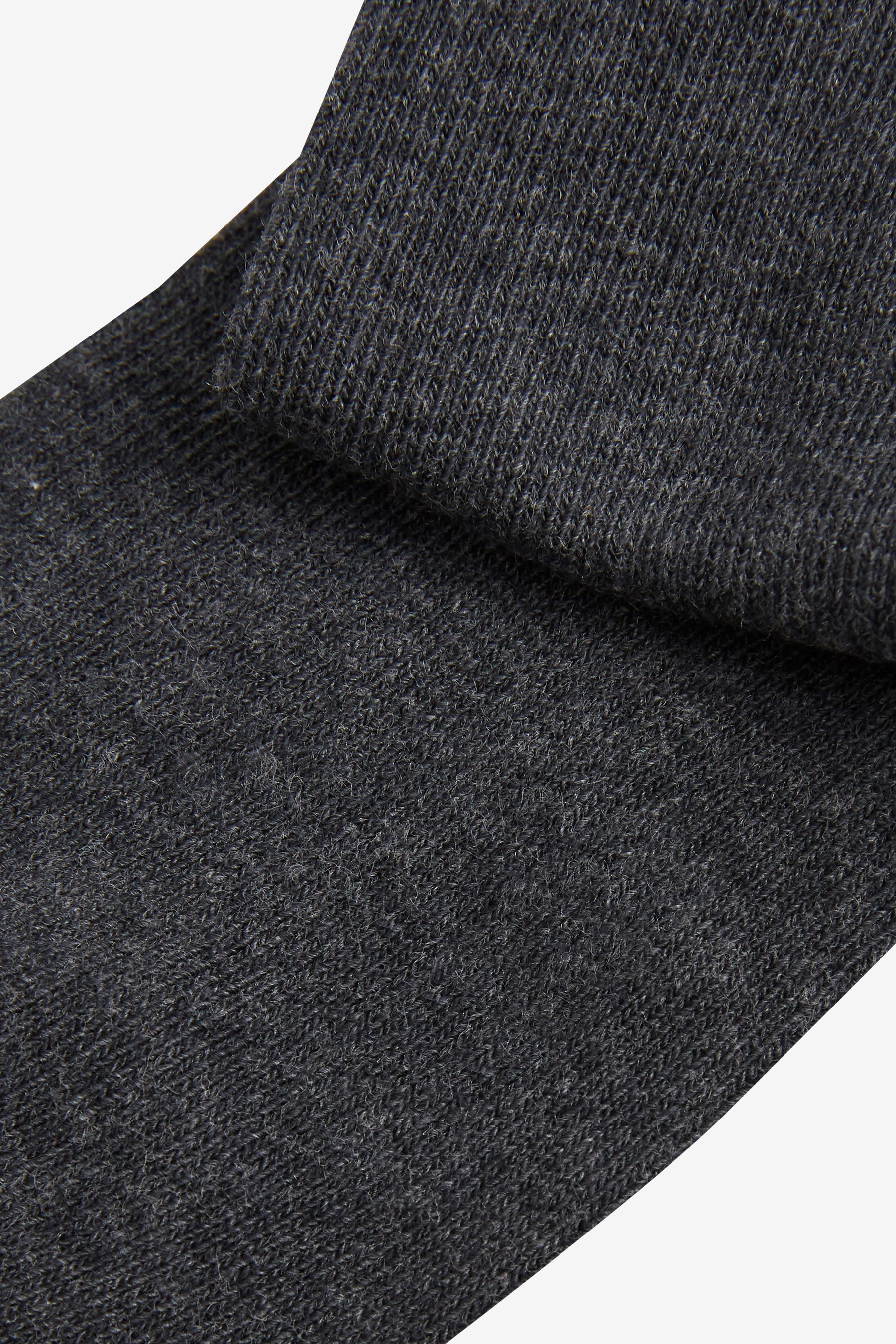 Buy Grey 10 Pack Cotton Rich Socks from the Next UK online shop