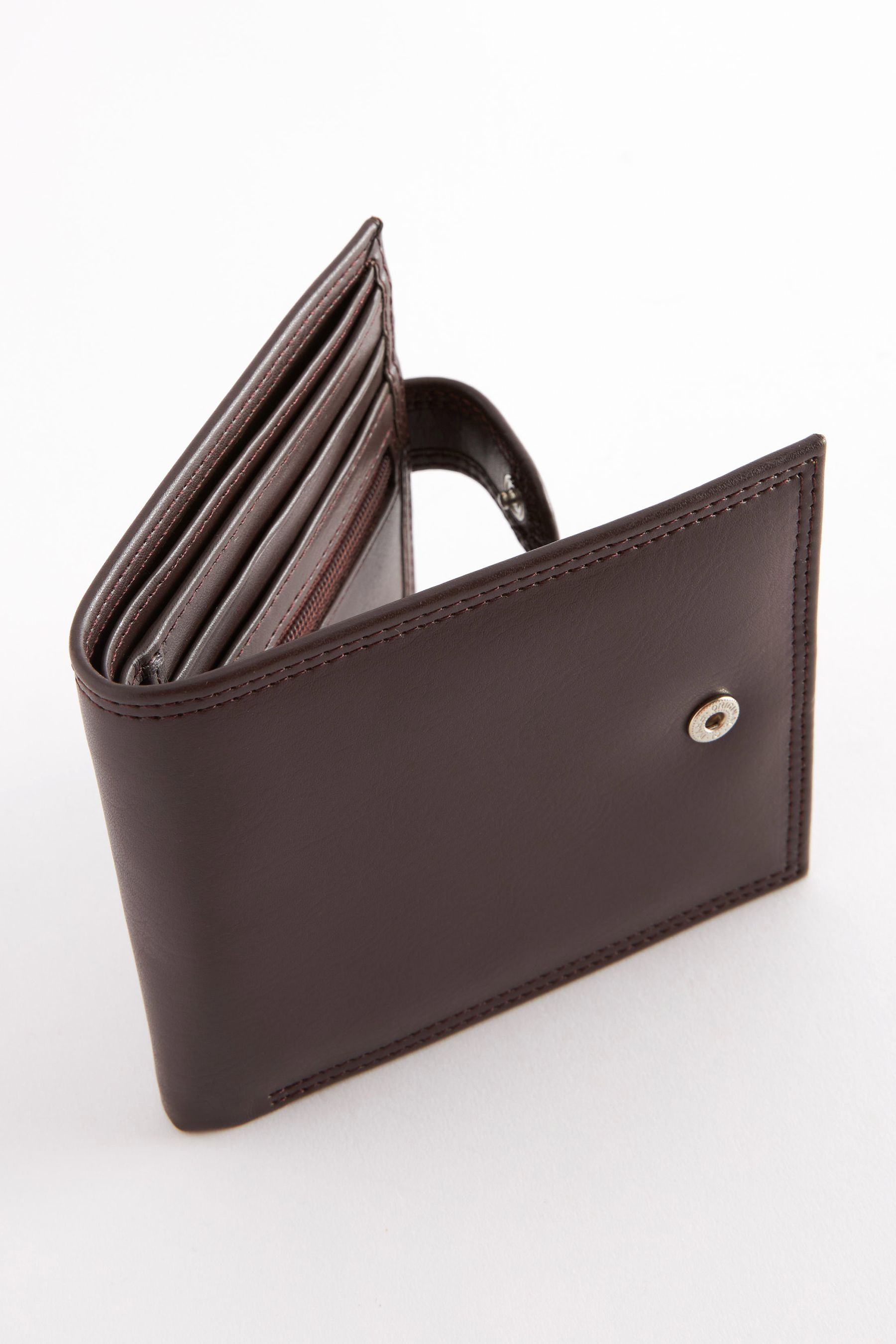 Buy Brown Popper Wallet from Next Qatar