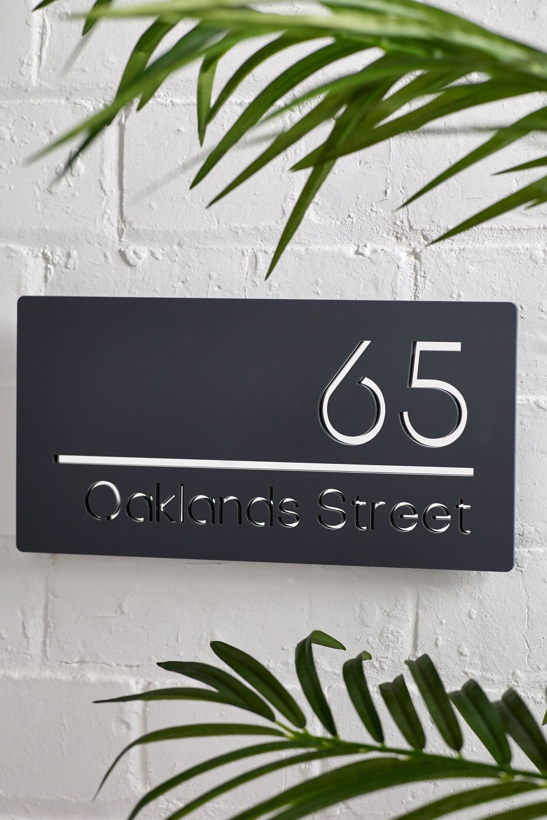 Buy Loveabode Silver Personalised House Sign from the Next UK online shop