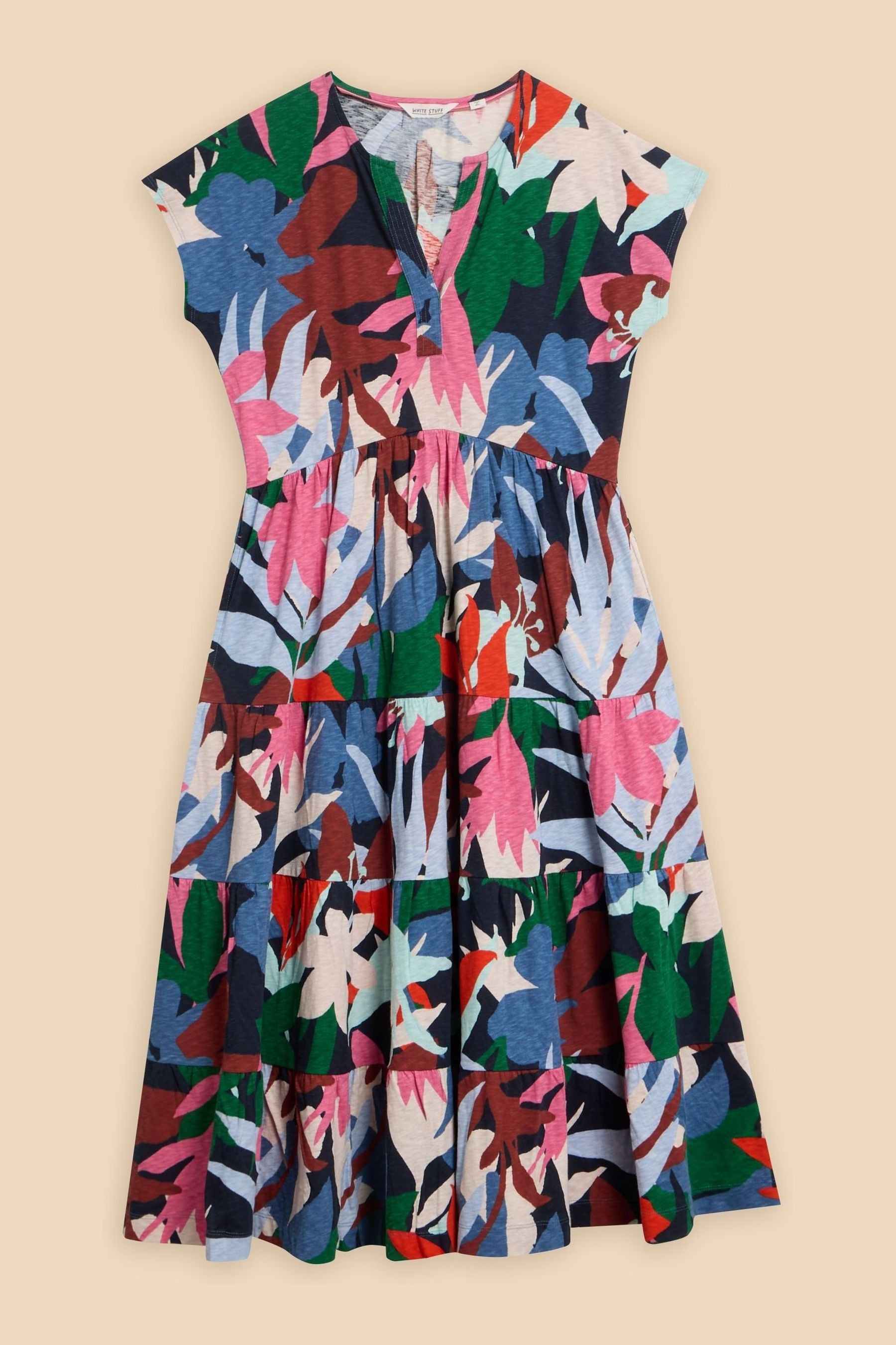 Buy White Stuff Multi Tabitha Jersey Midi Dress from Next Ireland