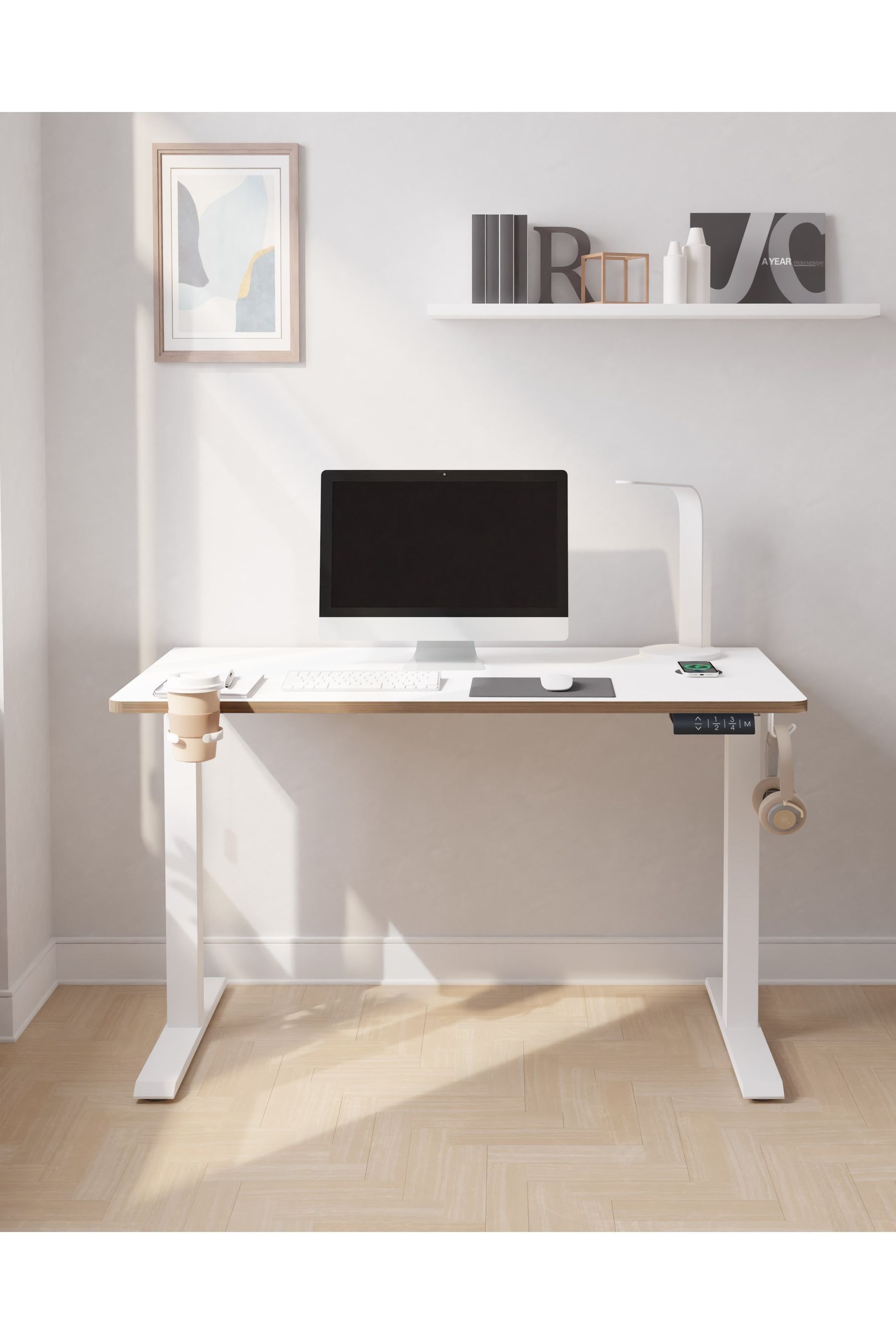 Buy Koble White Gino Smart Desk from the Next UK online shop