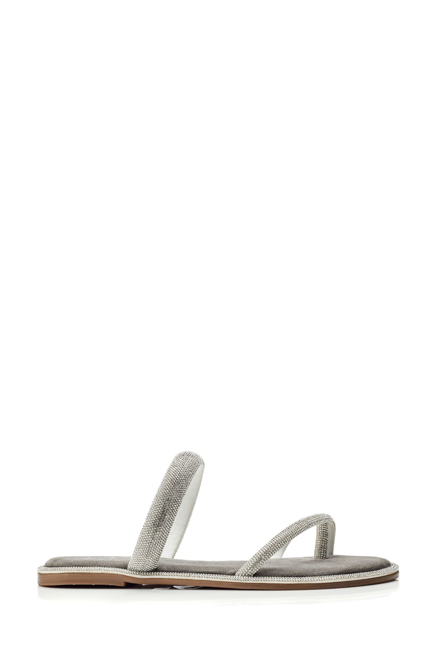 Buy Moda in Pelle Ottie Toe Loop Glitz Sliders from the Next UK online shop