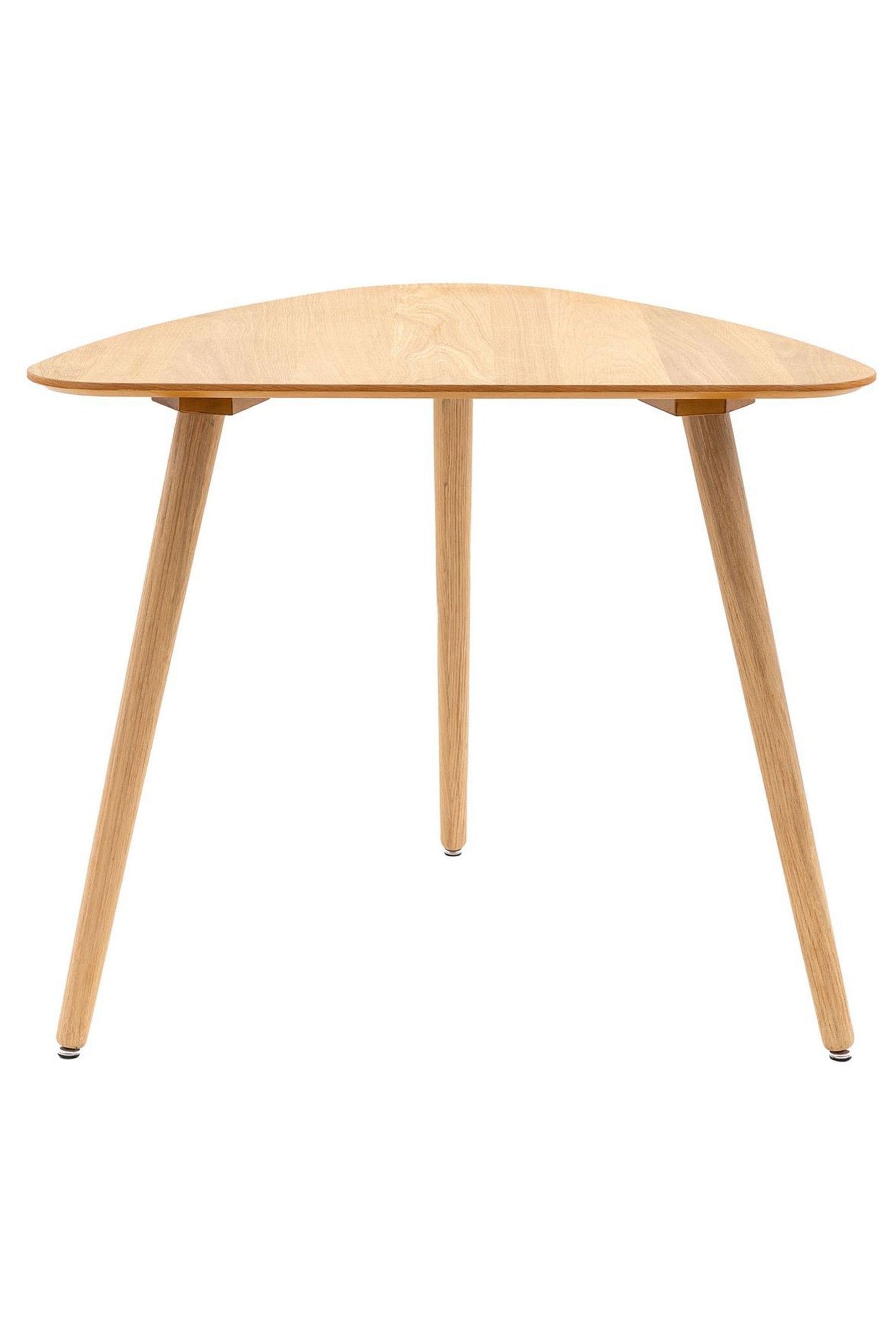 Buy Gallery Home Natural Temara Oak Style 3 Seater Dining Table from ...