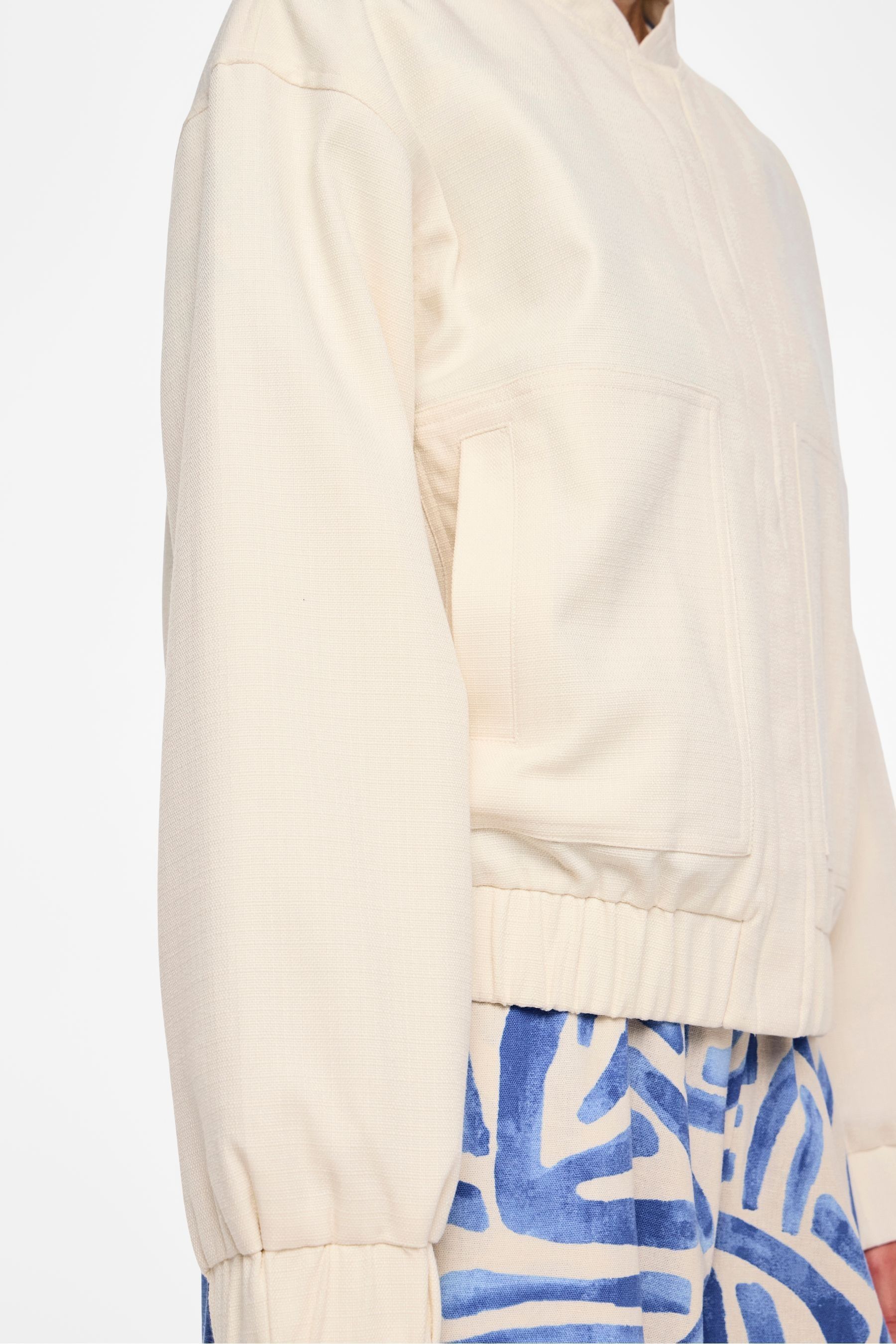 Buy PIECES Cream Bomber Jacket from the Next UK online shop