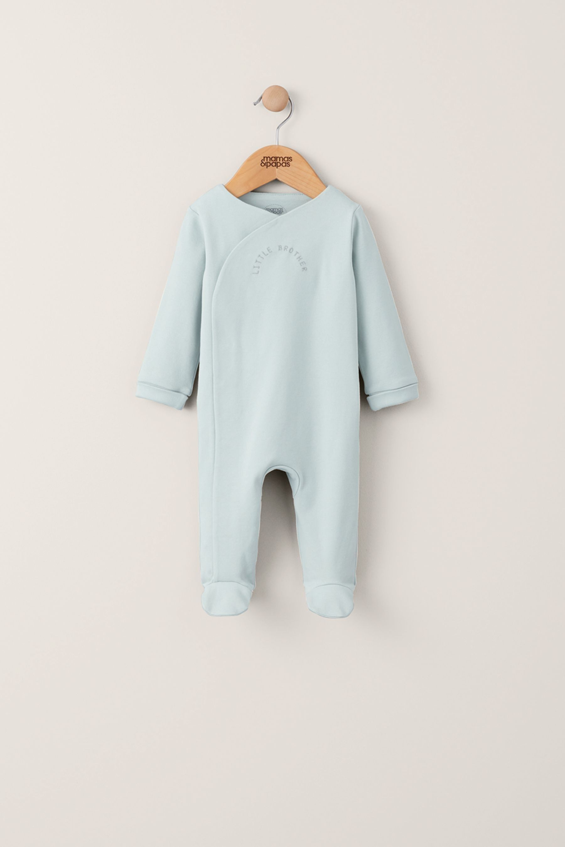 Buy Mamas & Papas 100% Cotton Little Brother Sleepsuit from the Next UK ...