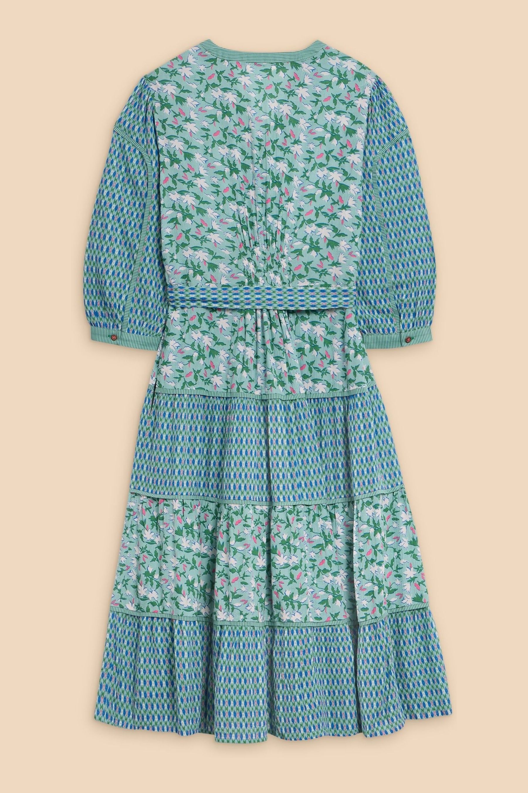 Buy White Stuff Blue Mabel Mixed Print Dress from Next Ireland