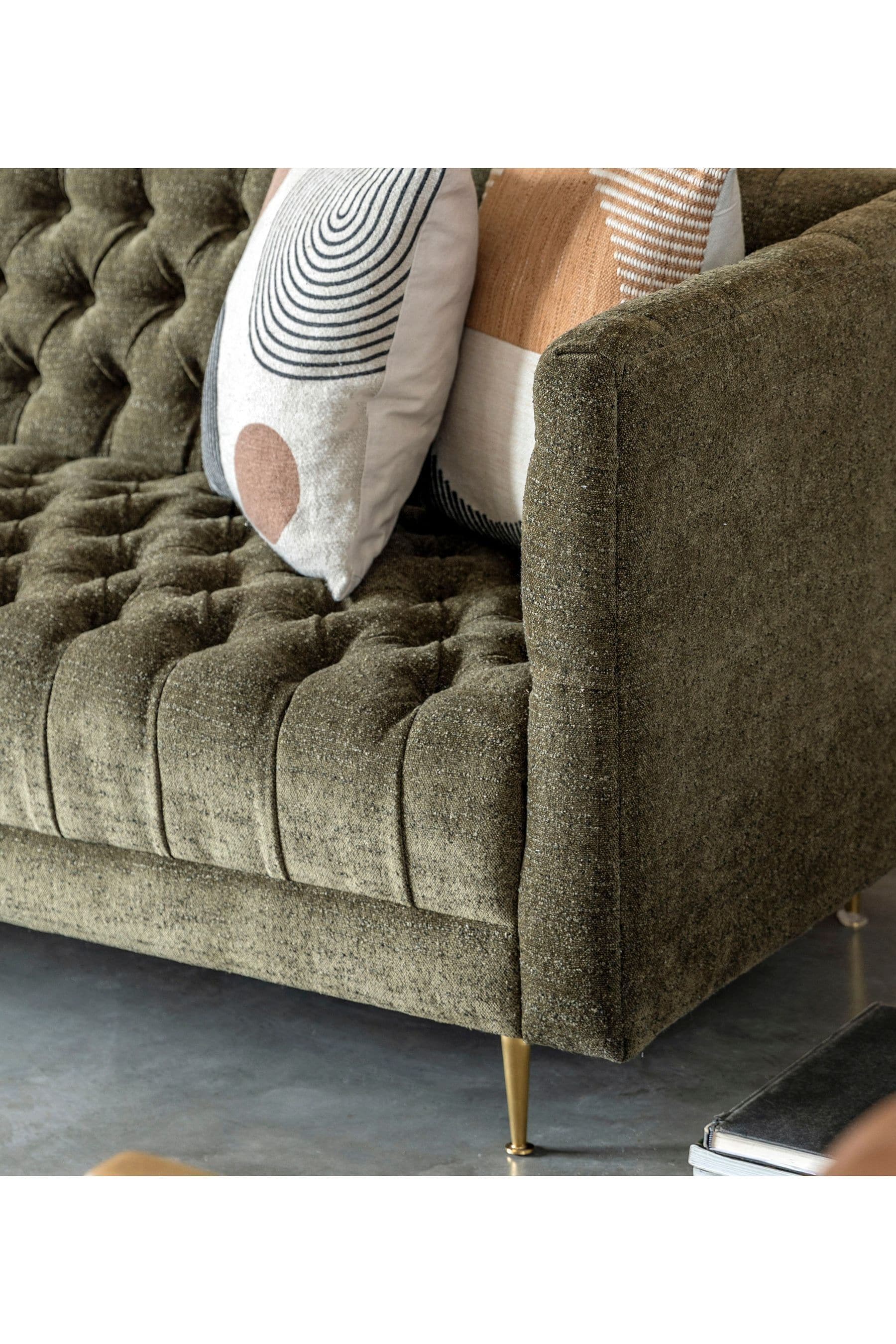 Buy Gallery Home Moss Green Regent Sofa from the Next UK online shop