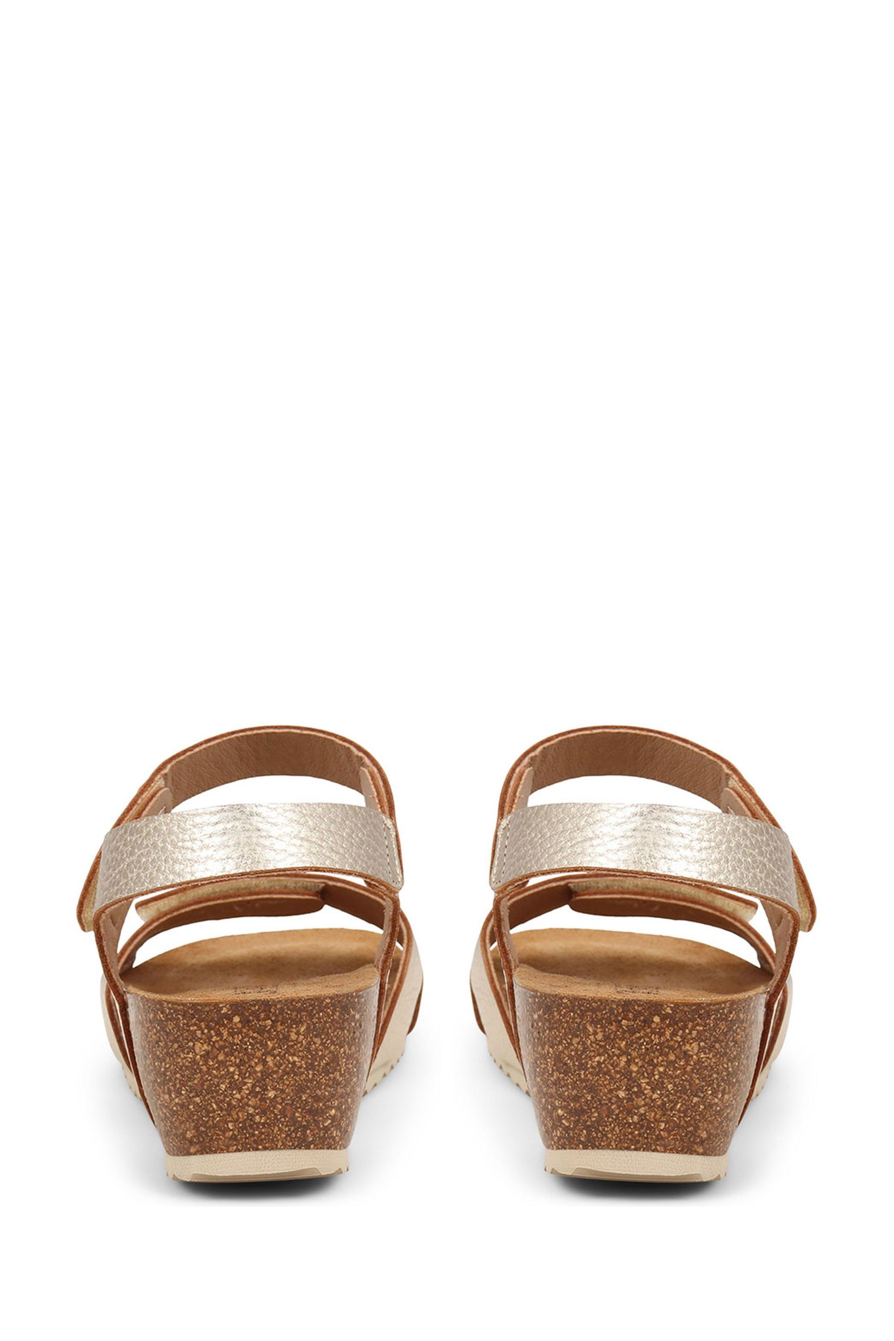 Buy Jones Bootmaker Joanie Leather Gold Sandals from the Next UK online ...