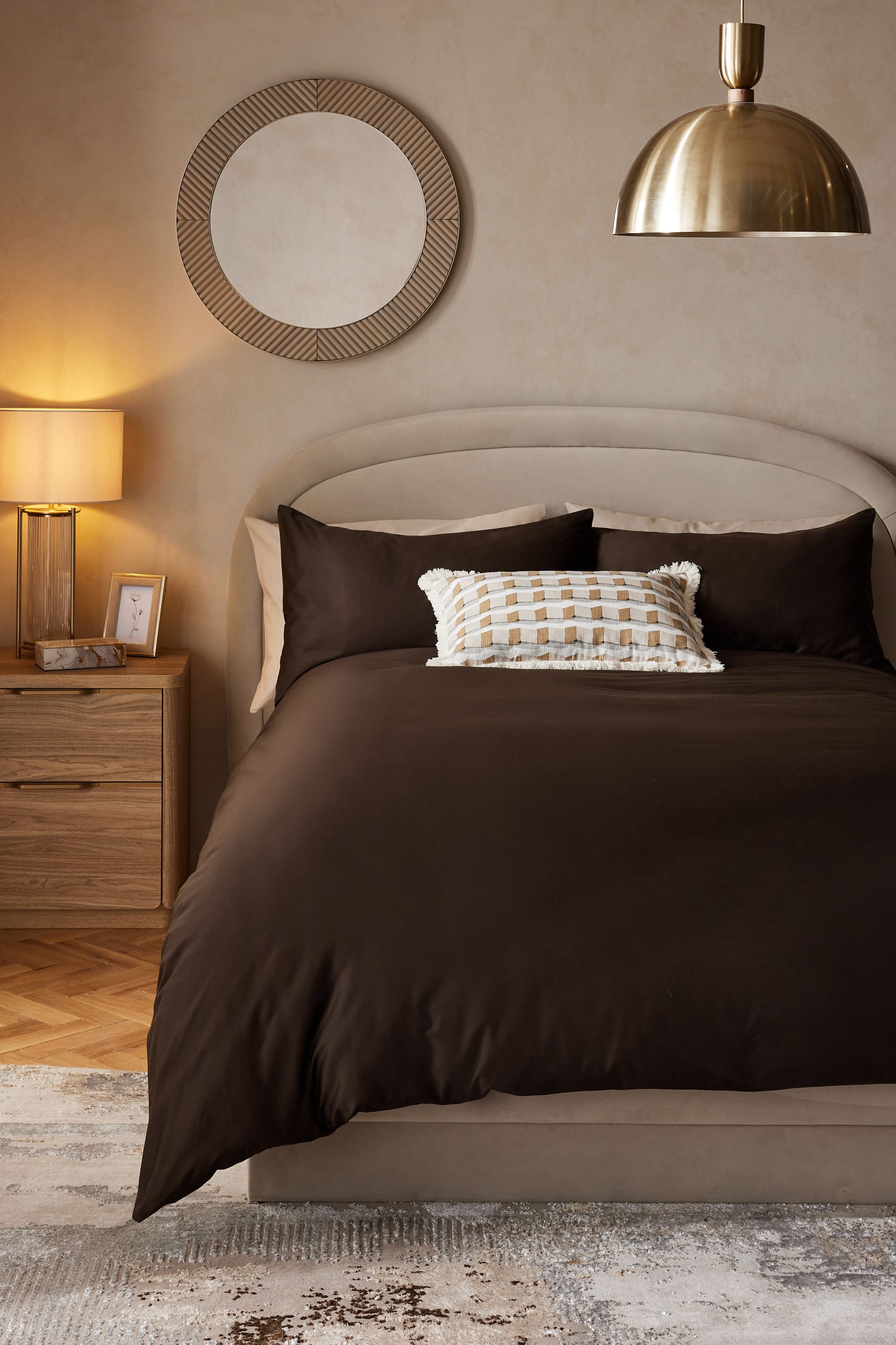 Buy Chocolate Brown Collection Luxe 400 Thread Count 100% Egyptian ...