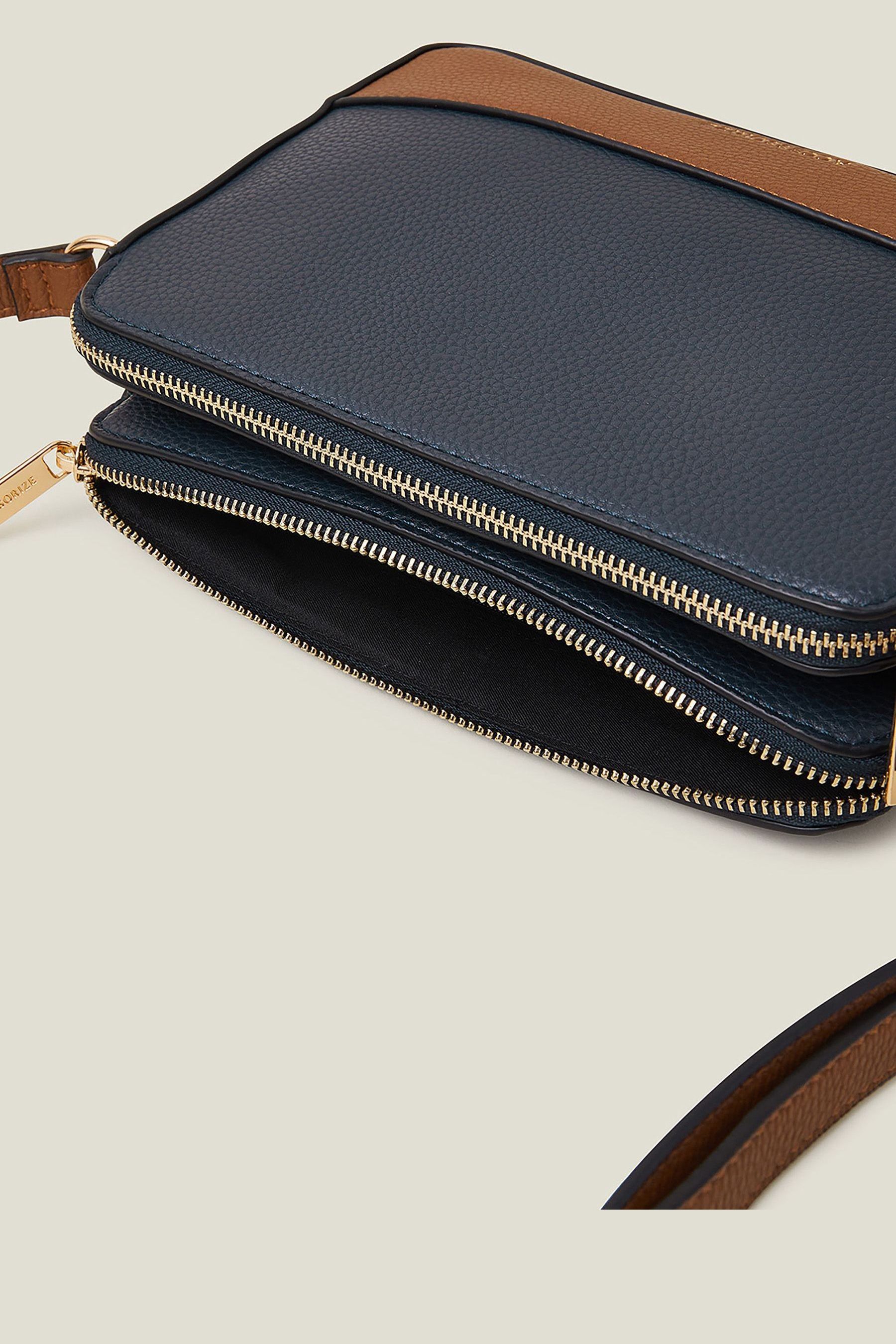 Buy Accessorize Suedette Blue Classic Cross-Body Bag from the Next UK ...