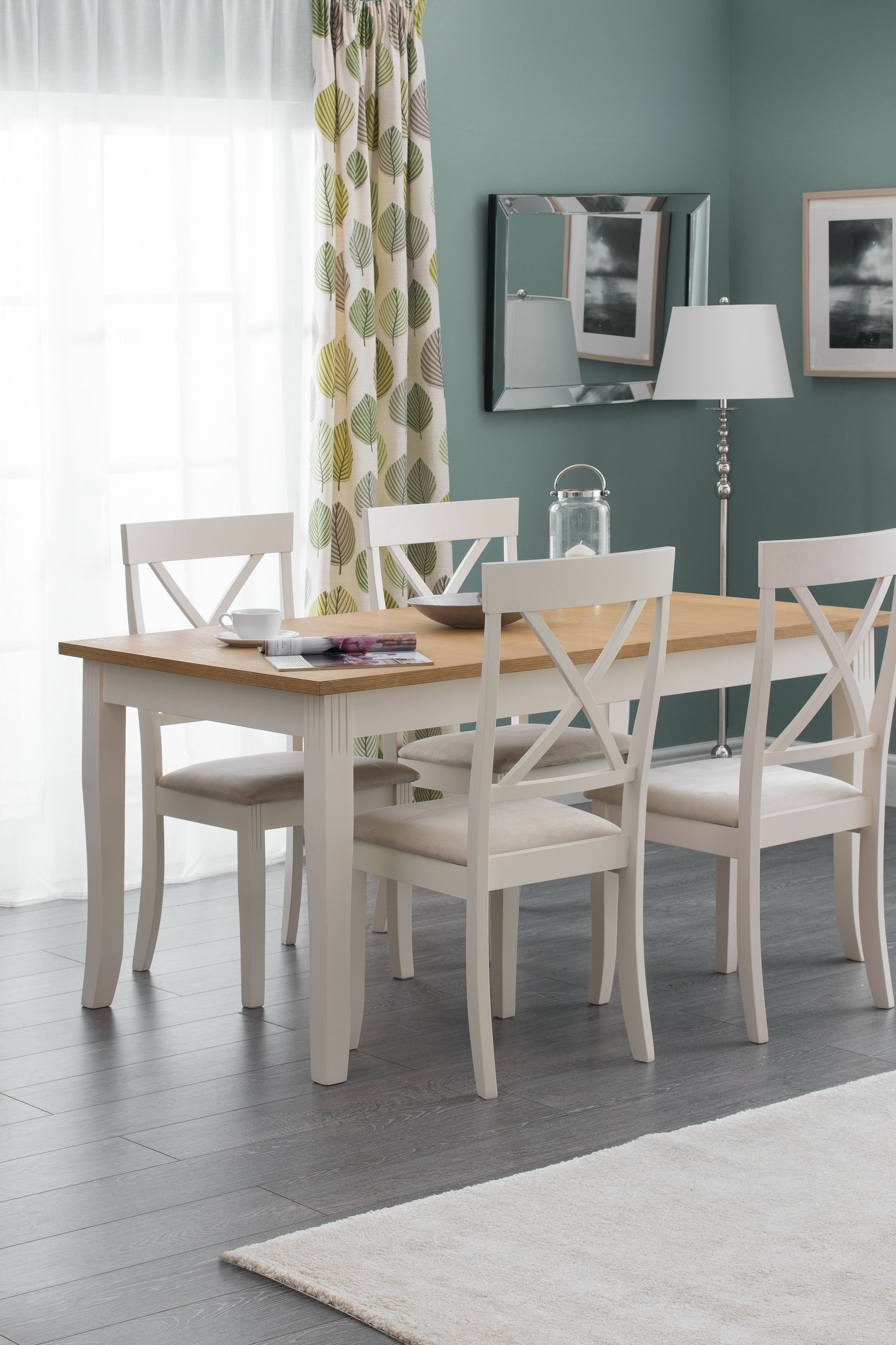 Buy Julian Bowen Ivory Oak Davenport Dining Table from the Next UK ...