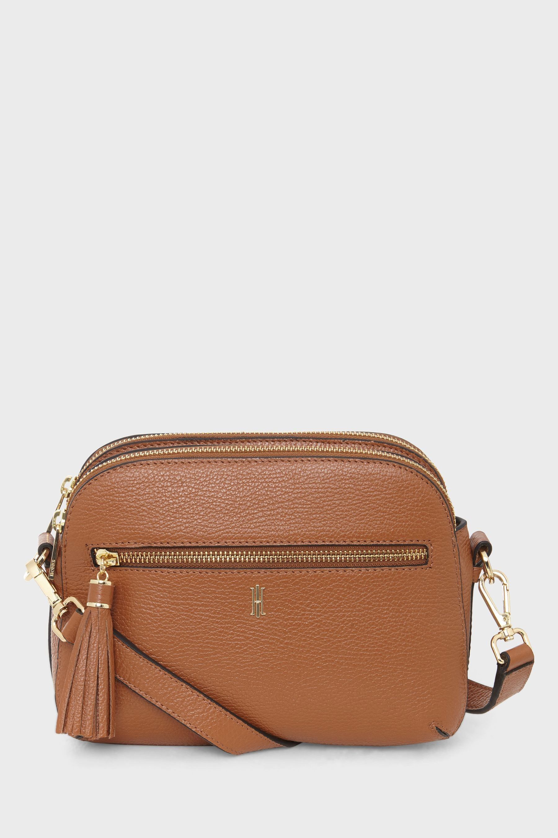 Buy Hobbs Brown Cross-Body Carlton Bag from the Next UK online shop